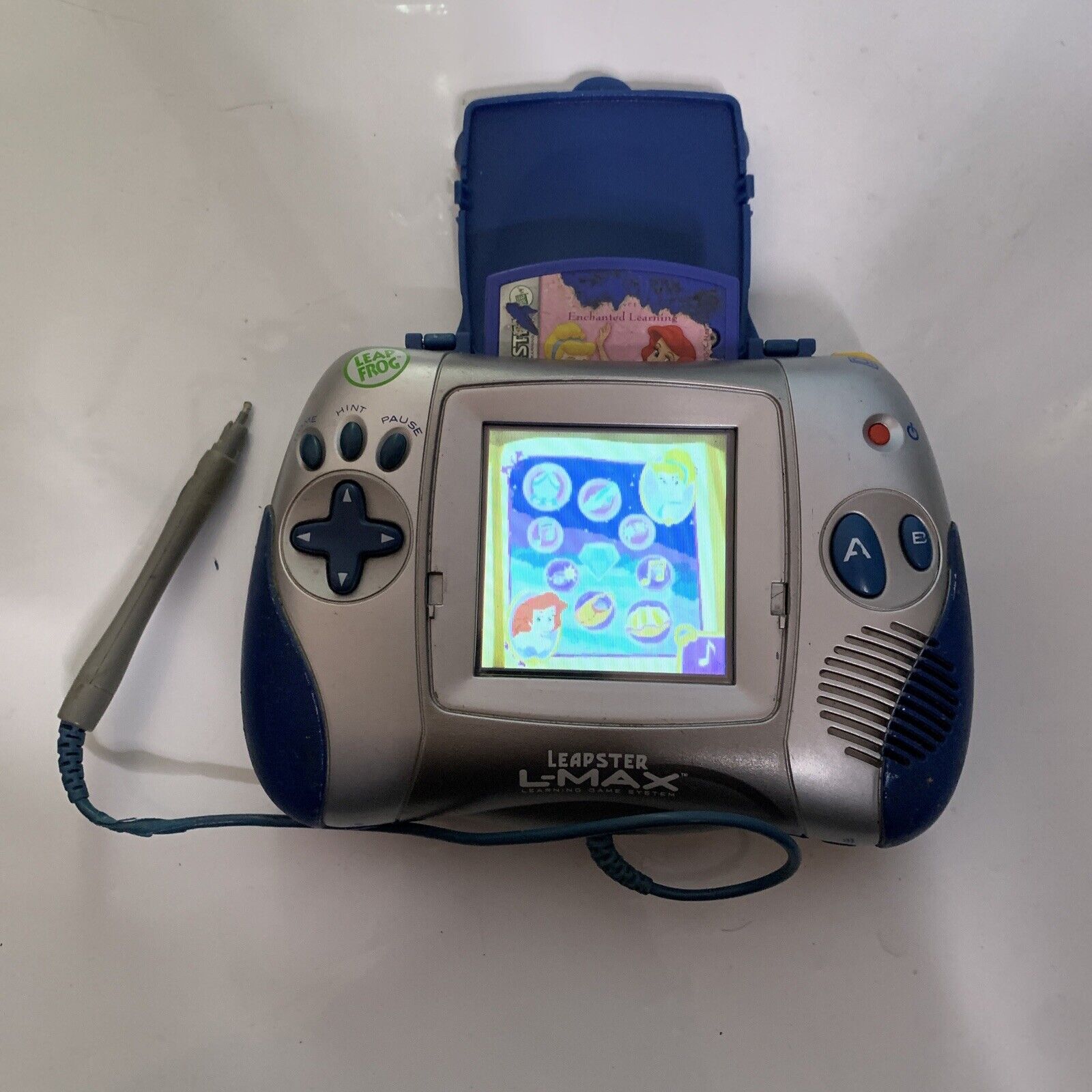 LeapFrog Leapster L-Max Learning Game System Handheld Console – Retro Unit