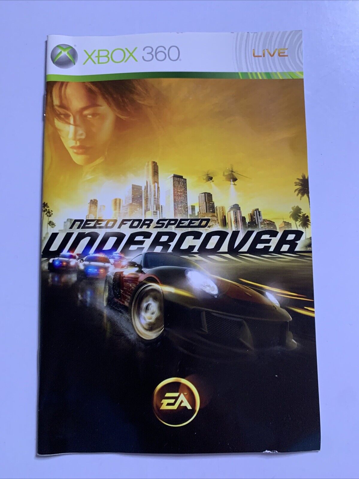 Need For Speed Undercover Microsoft XBOX 360 PAL 2008 Racing Game Comp ...