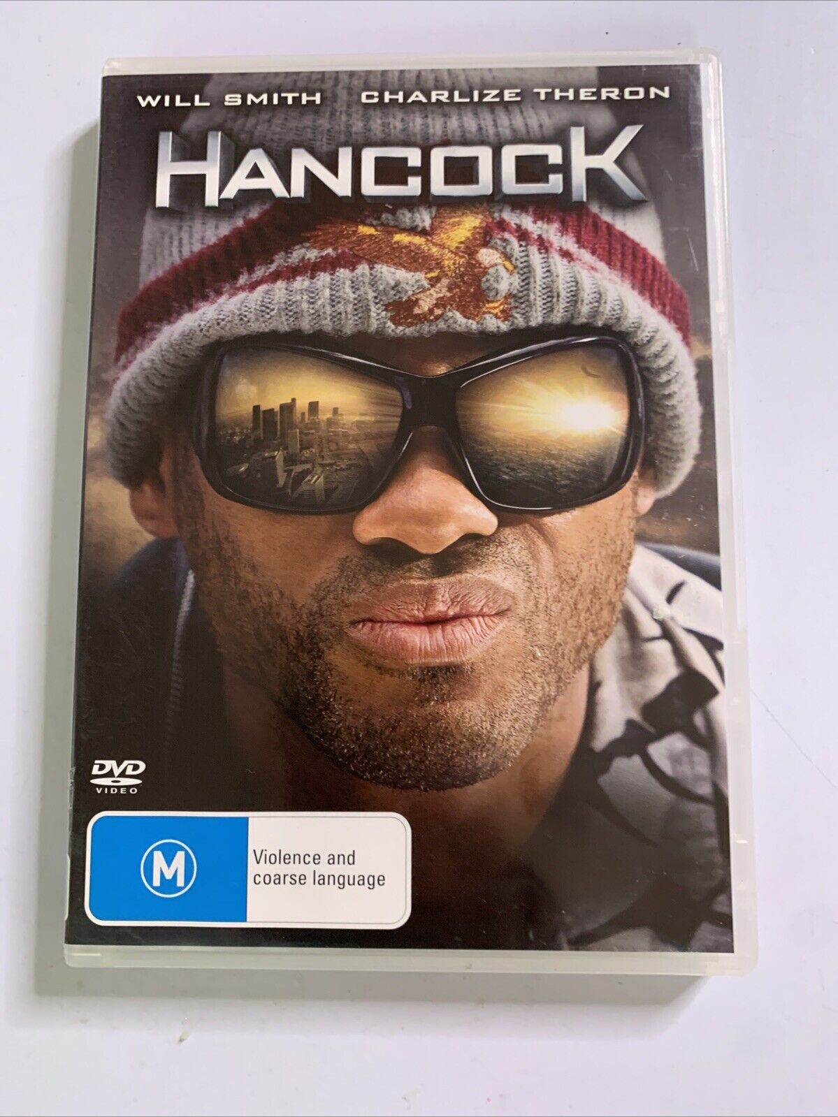 Hancock (DVD, 2008) Will Smith, Charlize Theron Region 4 – Retro Unit