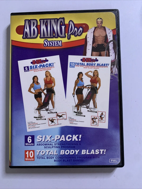 Ab King Pro Six-Pack + Total Body Blast (DVD) All Regions – Retro Unit