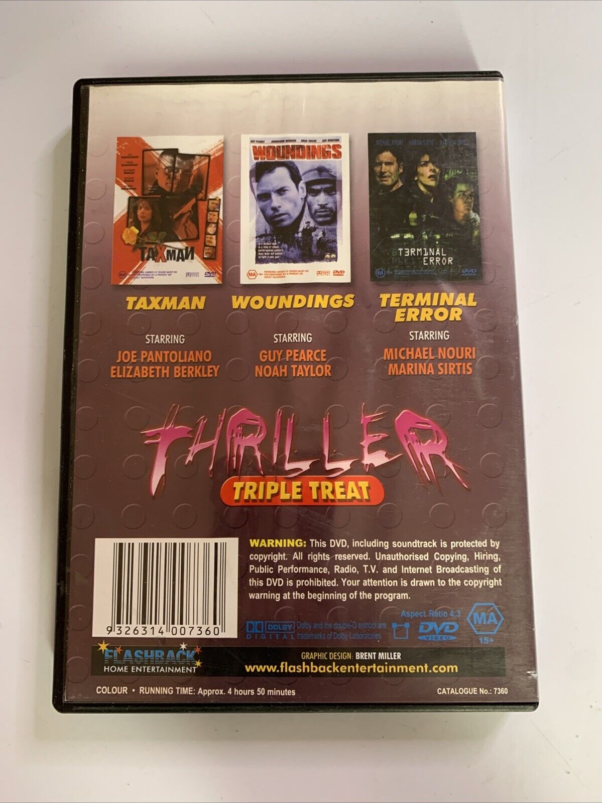 Taxman / Woundings / Terminal Error (DVD) All Regions – Retro Unit