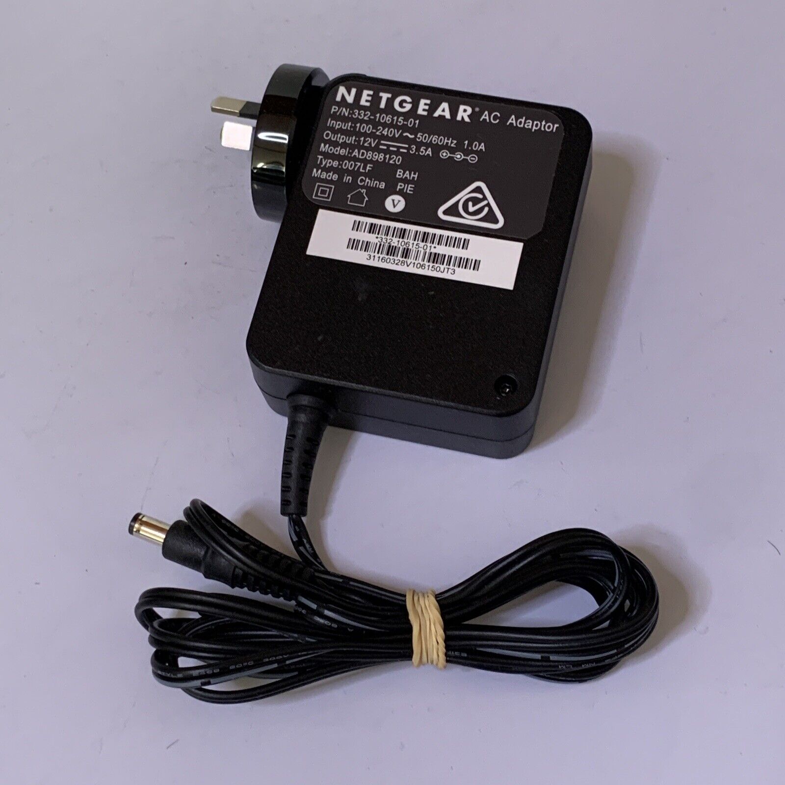 Genuine Netgear AC Adaptor 12V 3.5A Power Supply AD898120 – Retro Unit