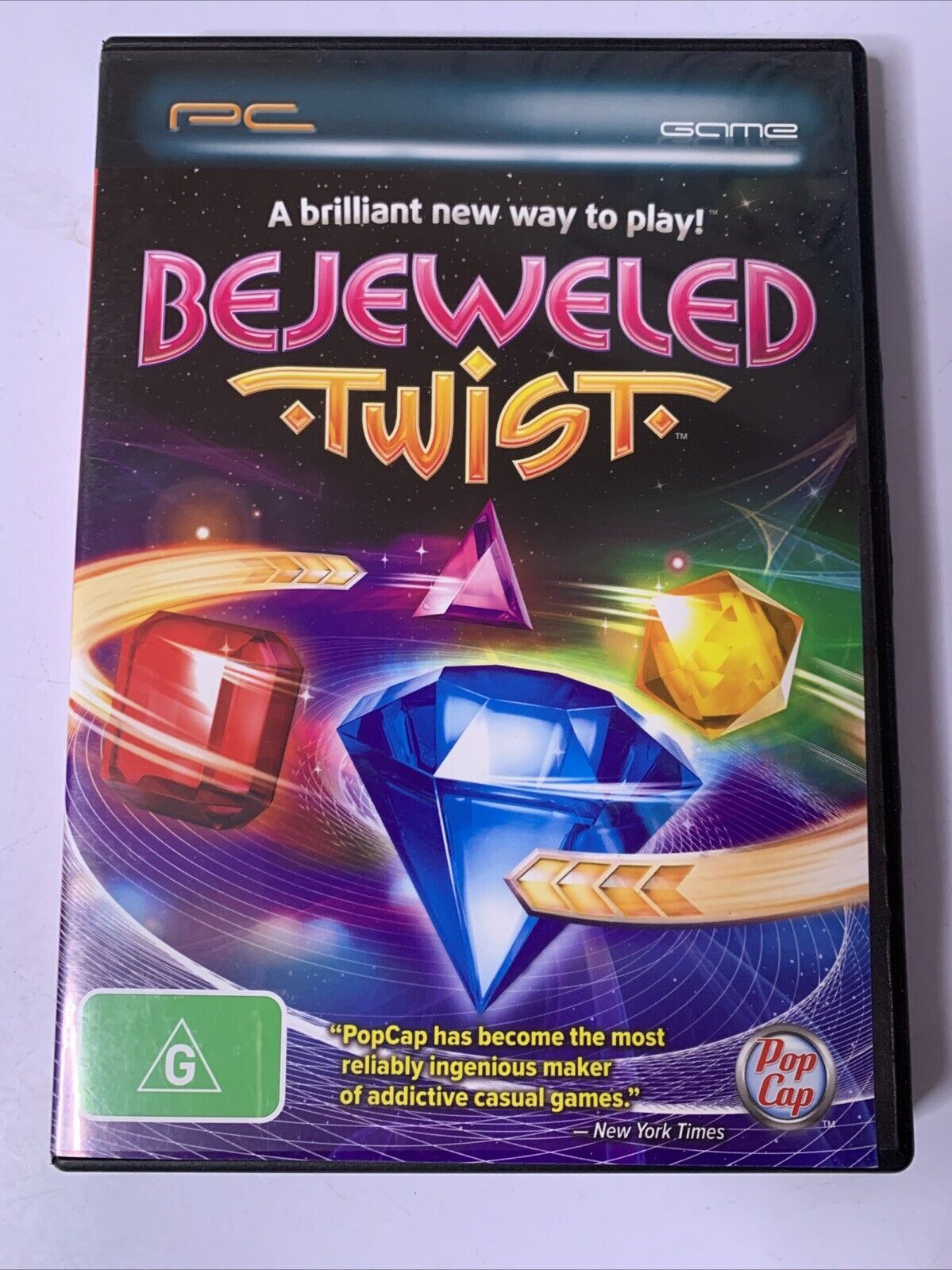 Bejeweled Twist PC CD-ROM Windows Puzzle Game – Retro Unit