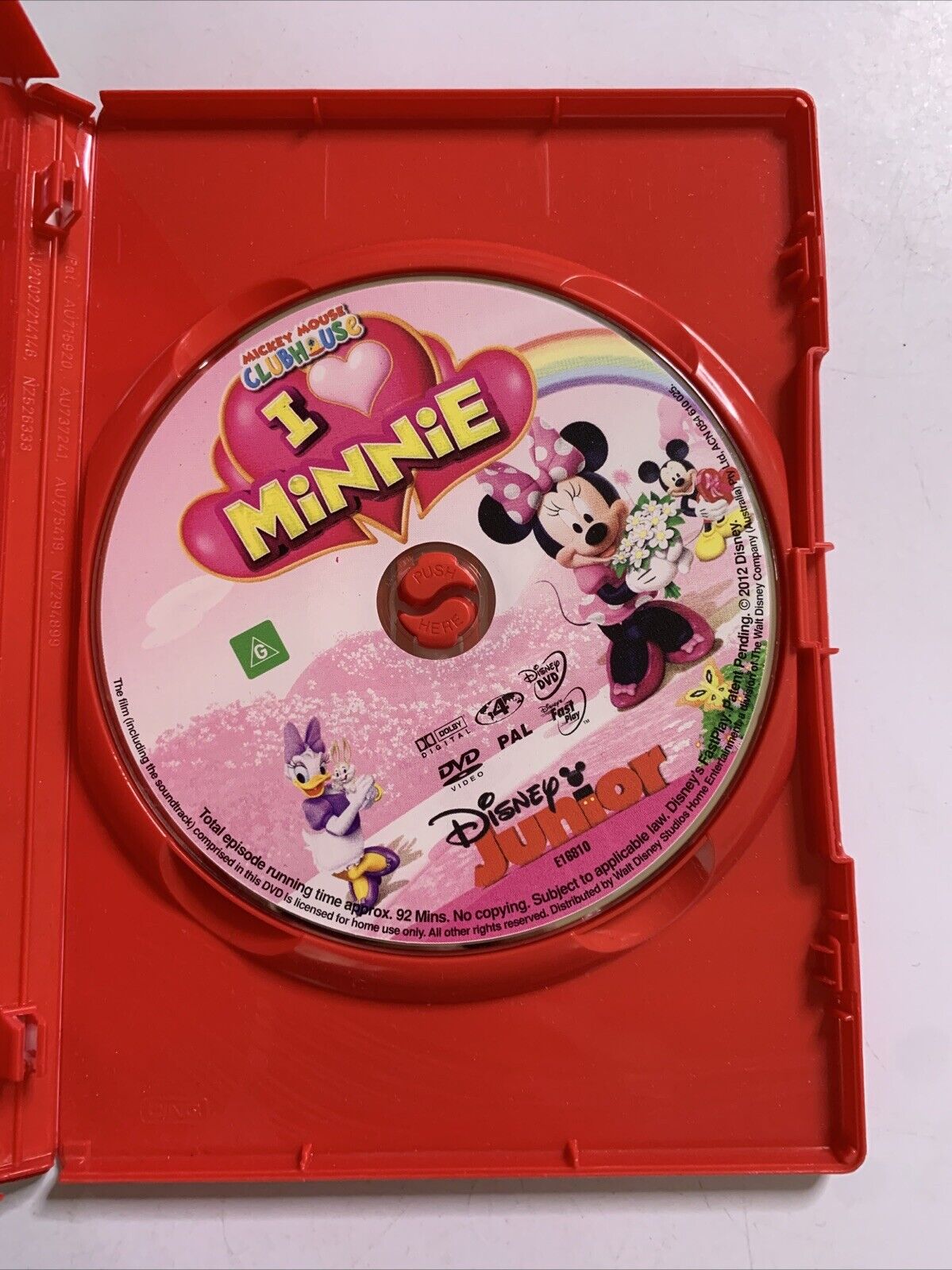 Mickey Mouse Clubhouse I Love Heart Minnie (DVD, 2011) Disney Animatio ...