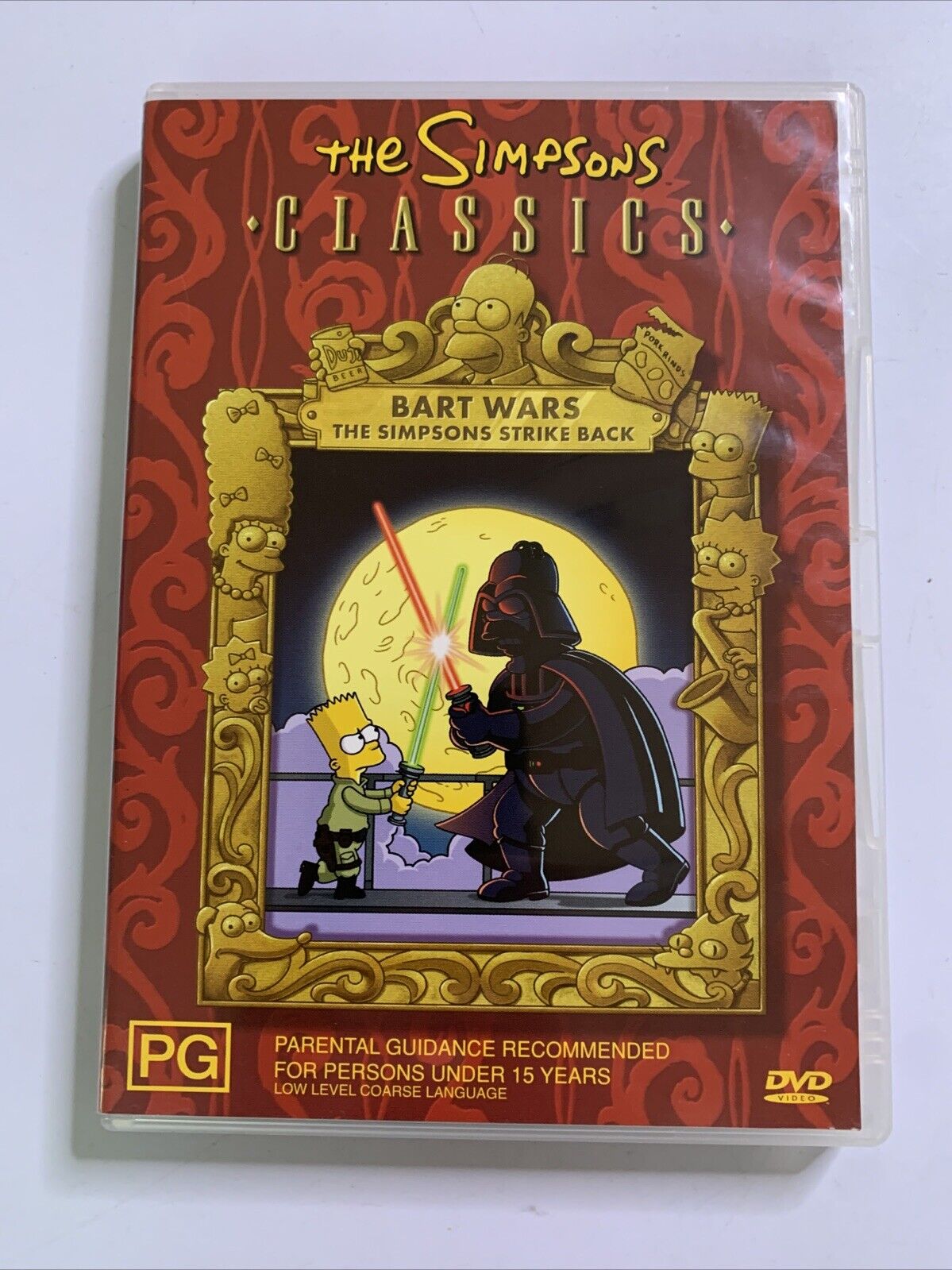 The Simpsons : Bart Wars Strike Back (DVD, 2000) Region 4 – Retro Unit