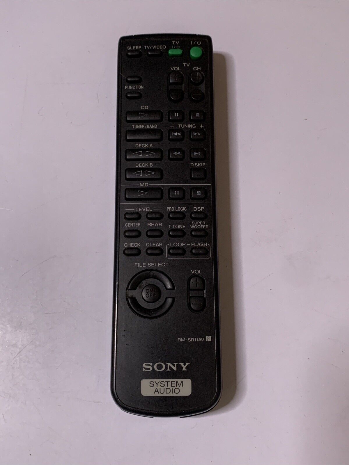 Genuine Sony RM-SR11AV System Audio Remote Control for CD Cassette Min ...