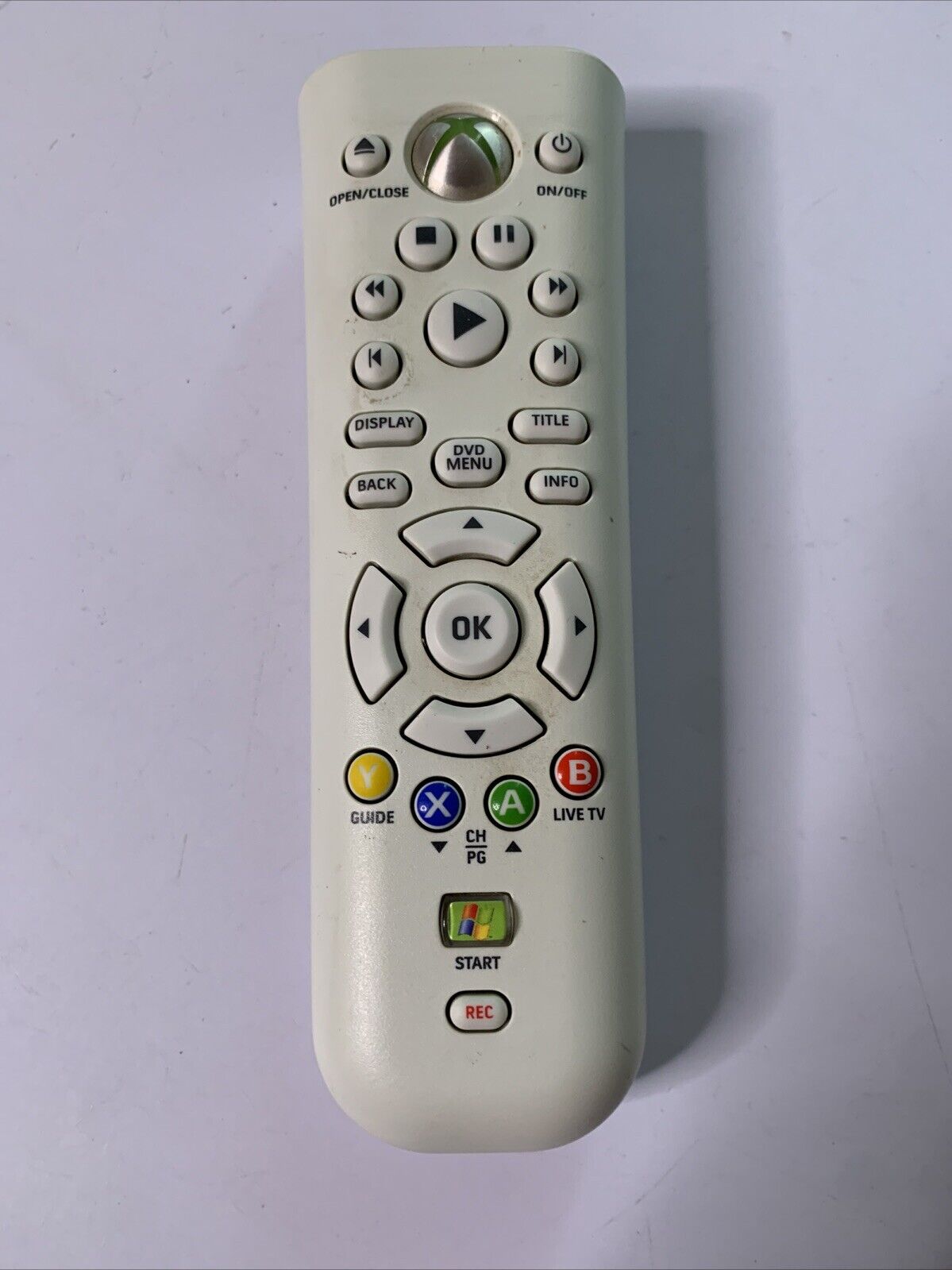 Official Genuine Microsoft Xbox 360 Media Remote Control X803260-002 ...