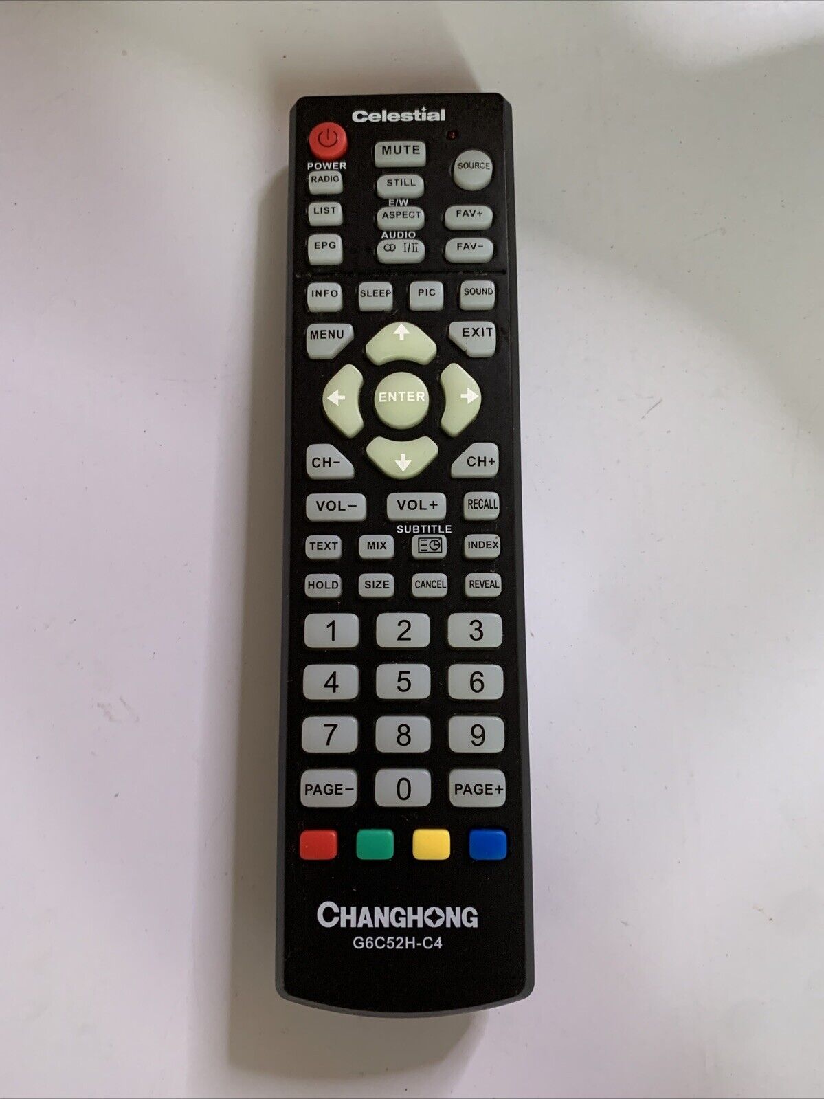 Genuine Changhong G6C52H-C4 TV Remote Control – Retro Unit