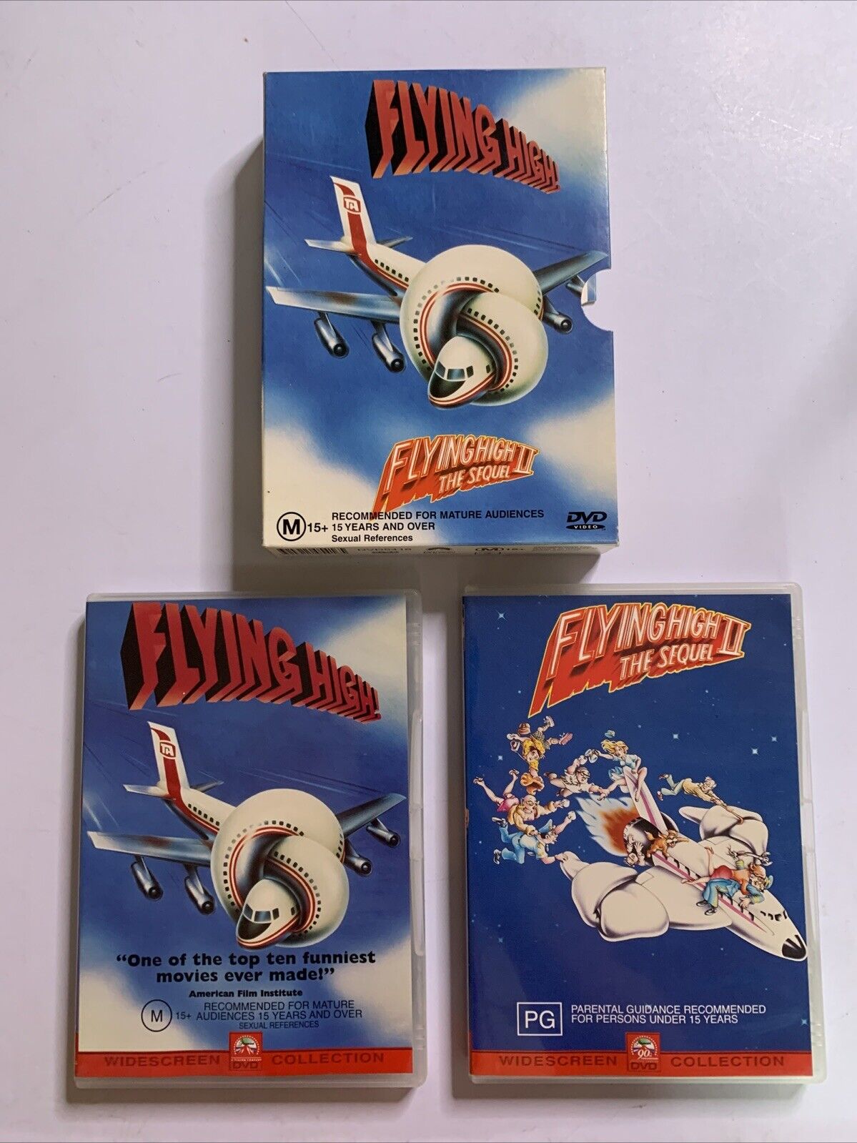 Flying High 1 & 2 Box Set (DVD, 1980, 2-Disc Set) Region 4 – Retro Unit