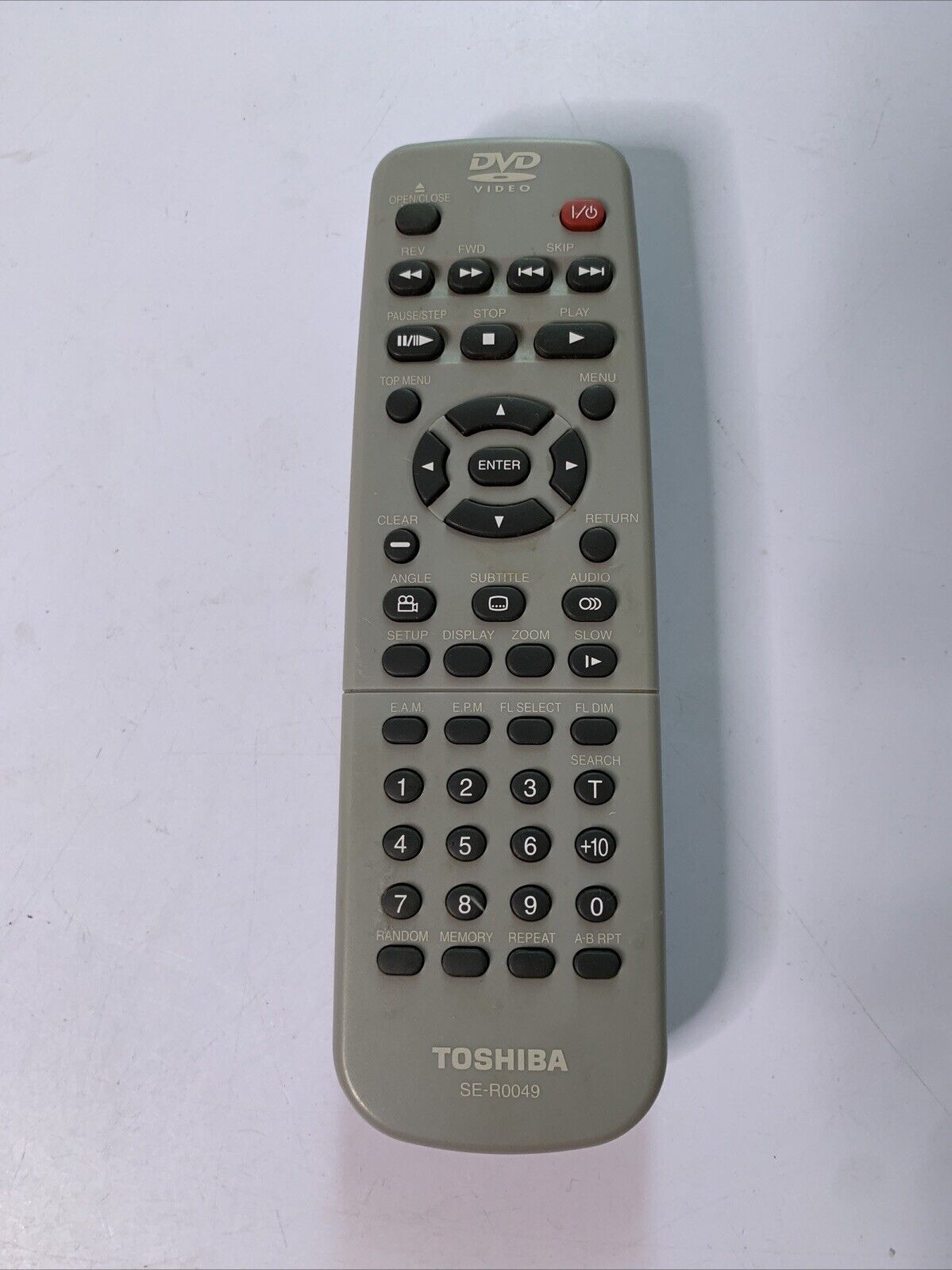 Genuine Toshiba DVD Remote Control SE-R0049 – Retro Unit
