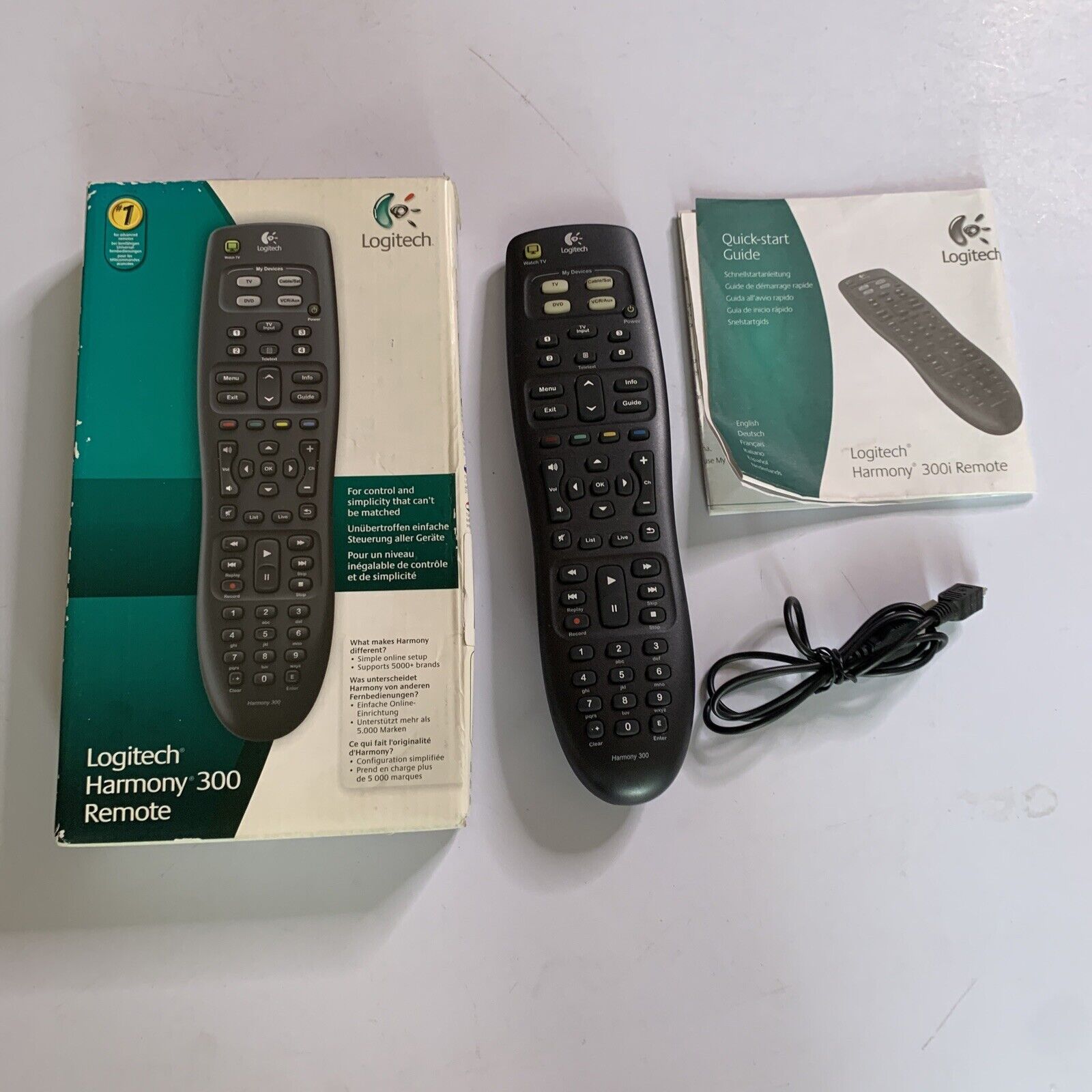 Logitech Harmony 300 Universal Remote Control – Retro Unit
