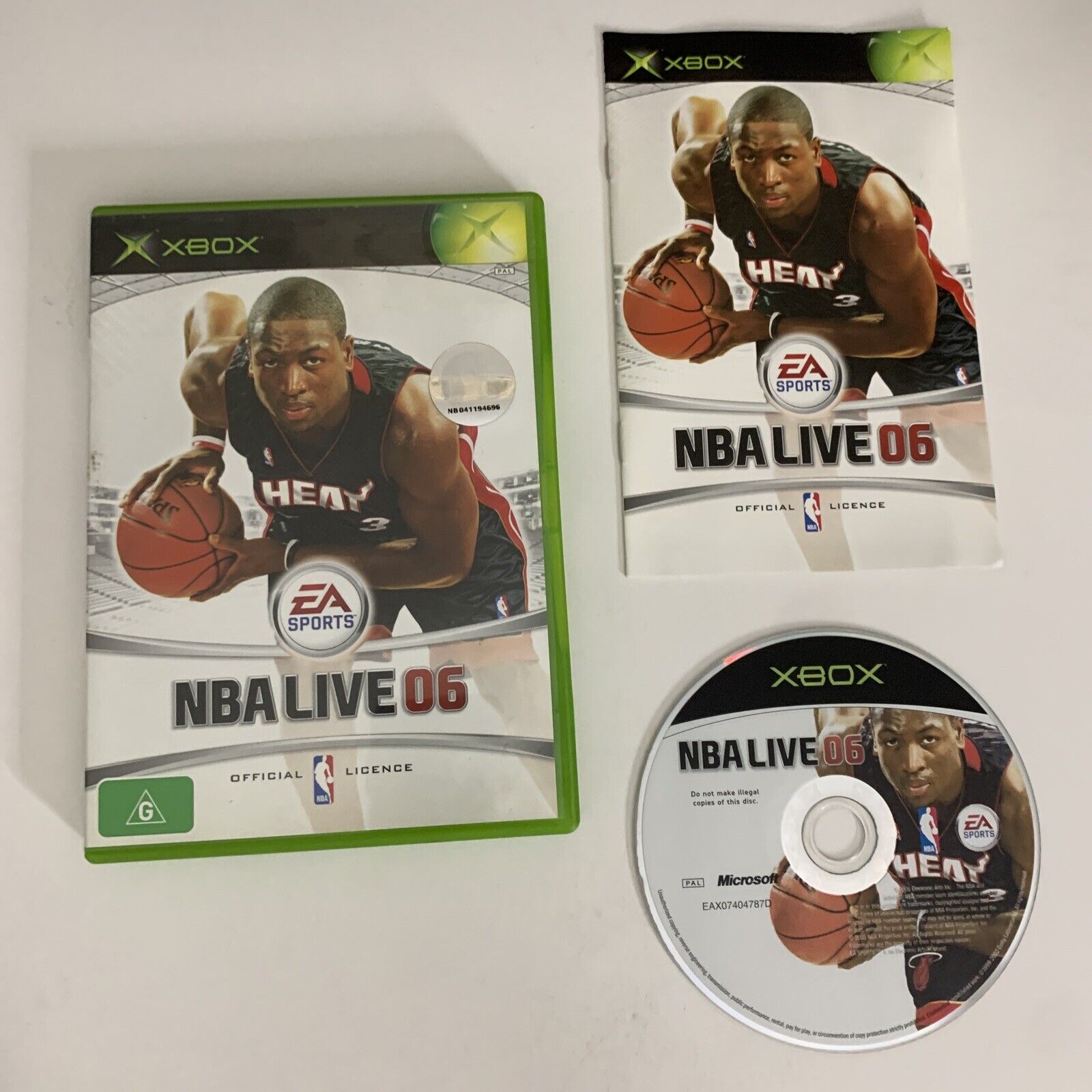 NBA Live 06 Microsoft XBOX Original PAL Basketball Game Complete ...