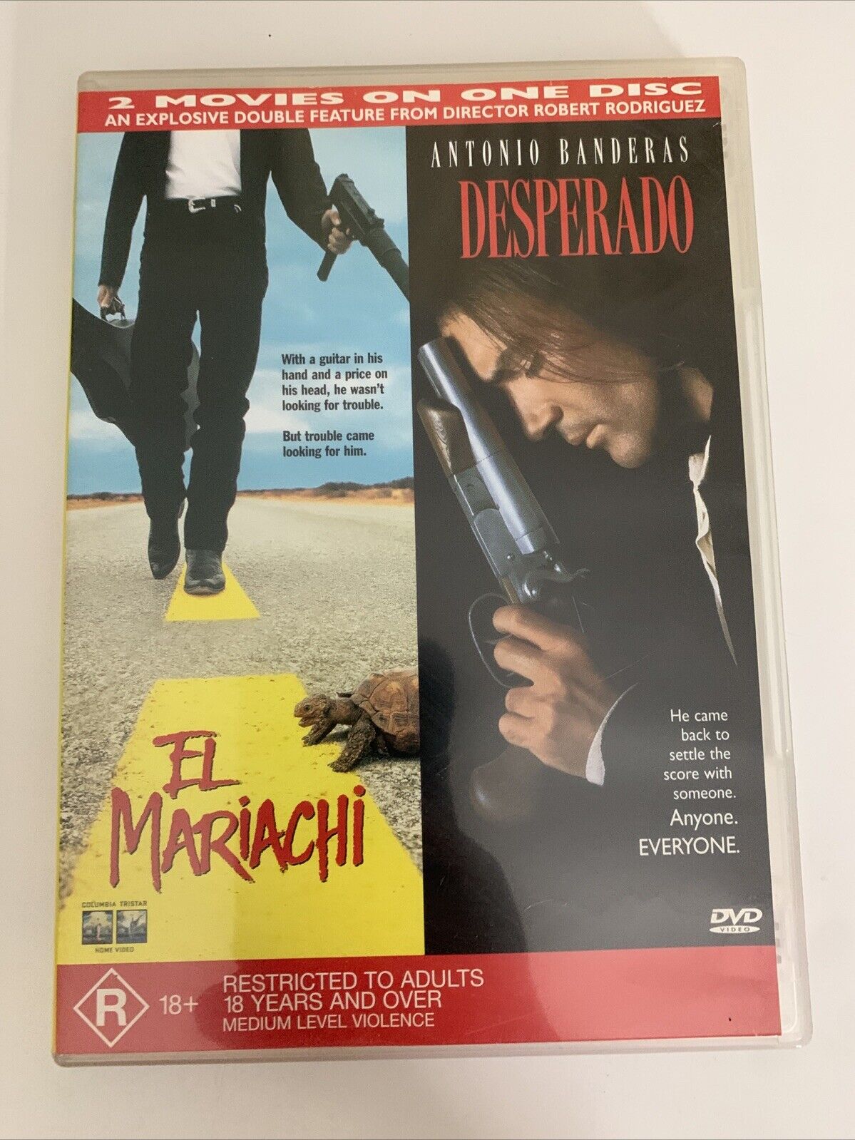 Desperado / El Mariachi (DVD, 1995) Antonio Banderas, Salma Hayek Regi ...