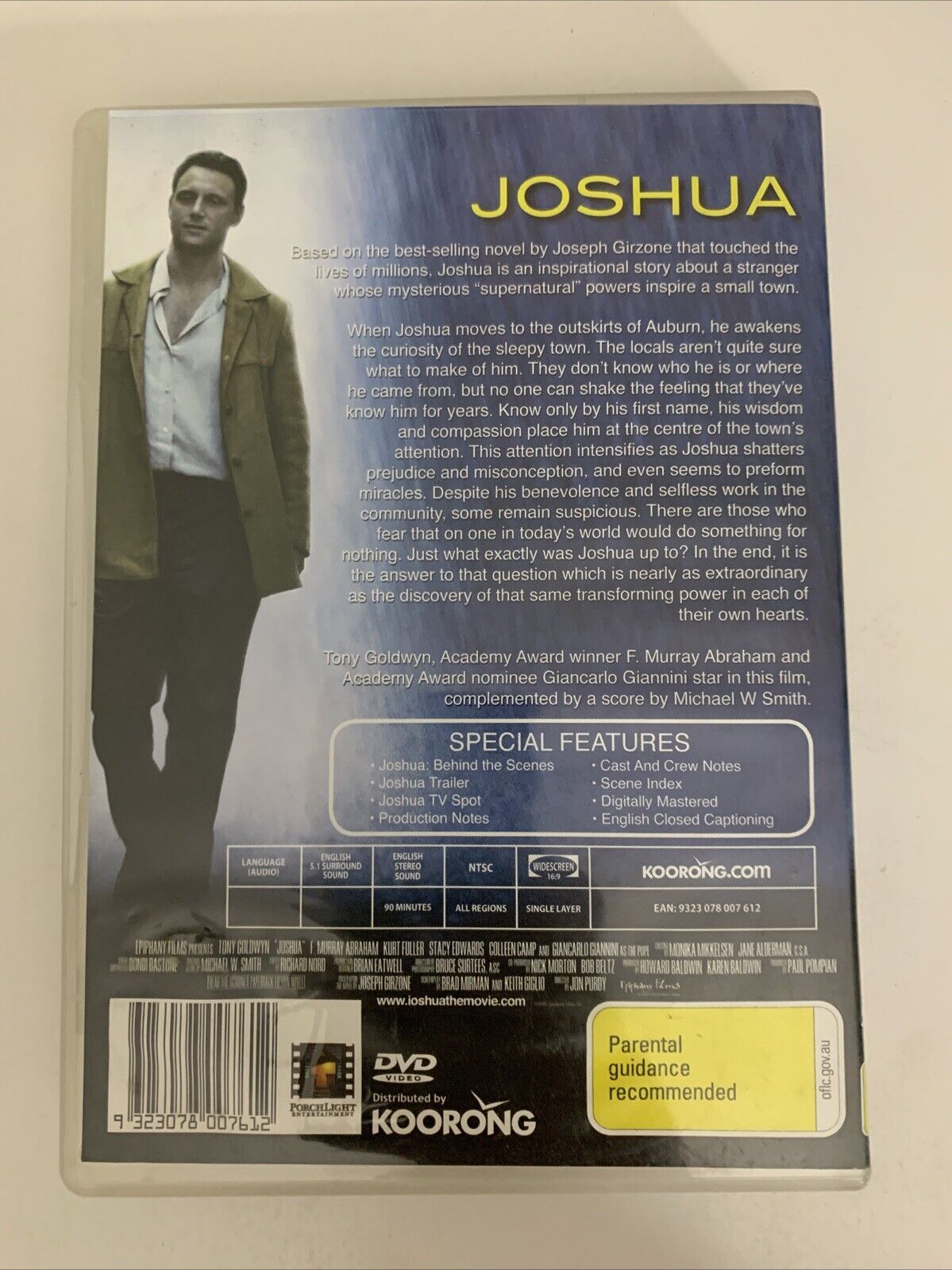 Joshua (DVD, 2002) Tony Goldwyn, F. Murray Abraham, Kurt Fuller All Re ...