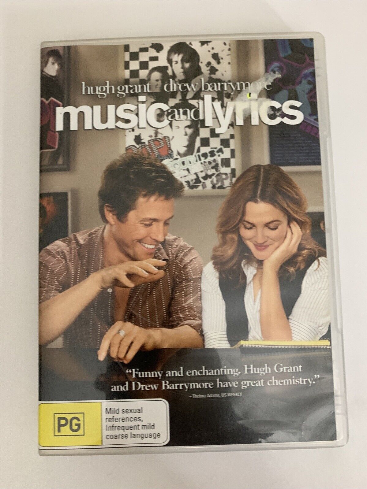 Music And Lyrics (DVD, 2007) Hugh Grant, Drew Barrymore Region 4 – Retro Unit