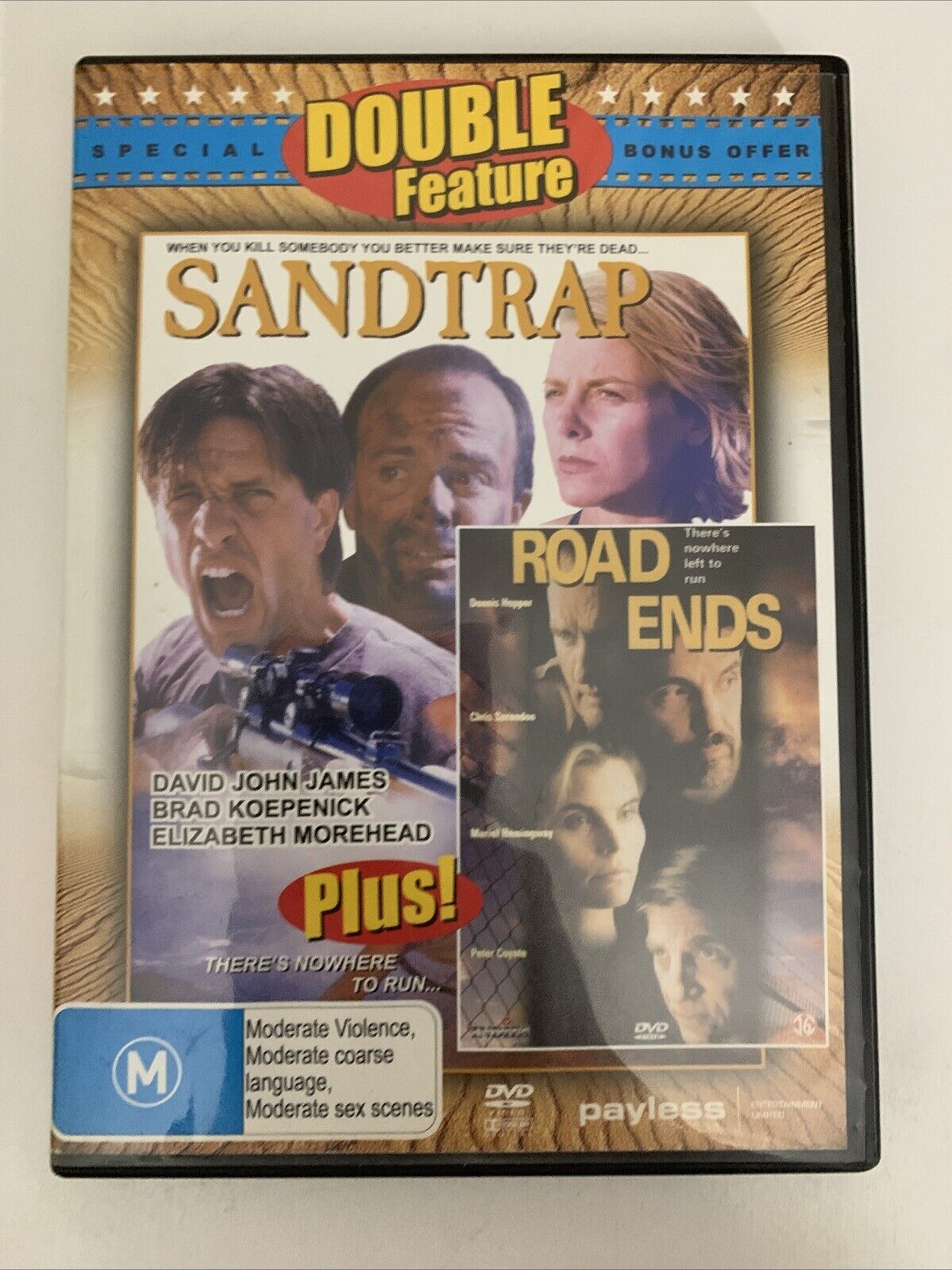 Road Ends / Sand Trap (DVD, 1997) Dennis Hopper All Regions – Retro Unit