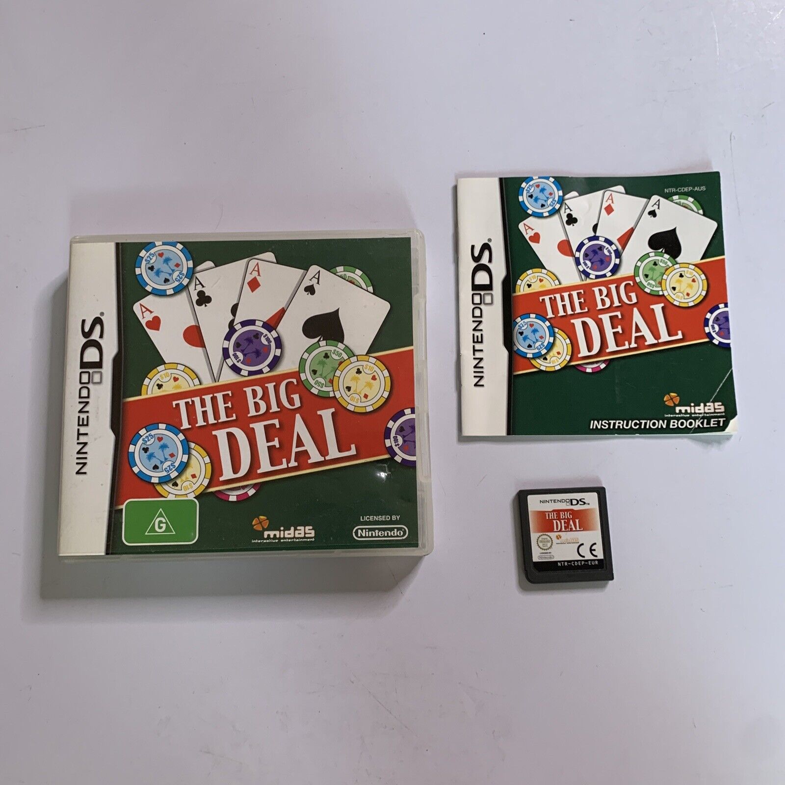 The Big Deal NDS Nintendo DS Classic Card Games Complete – Retro Unit