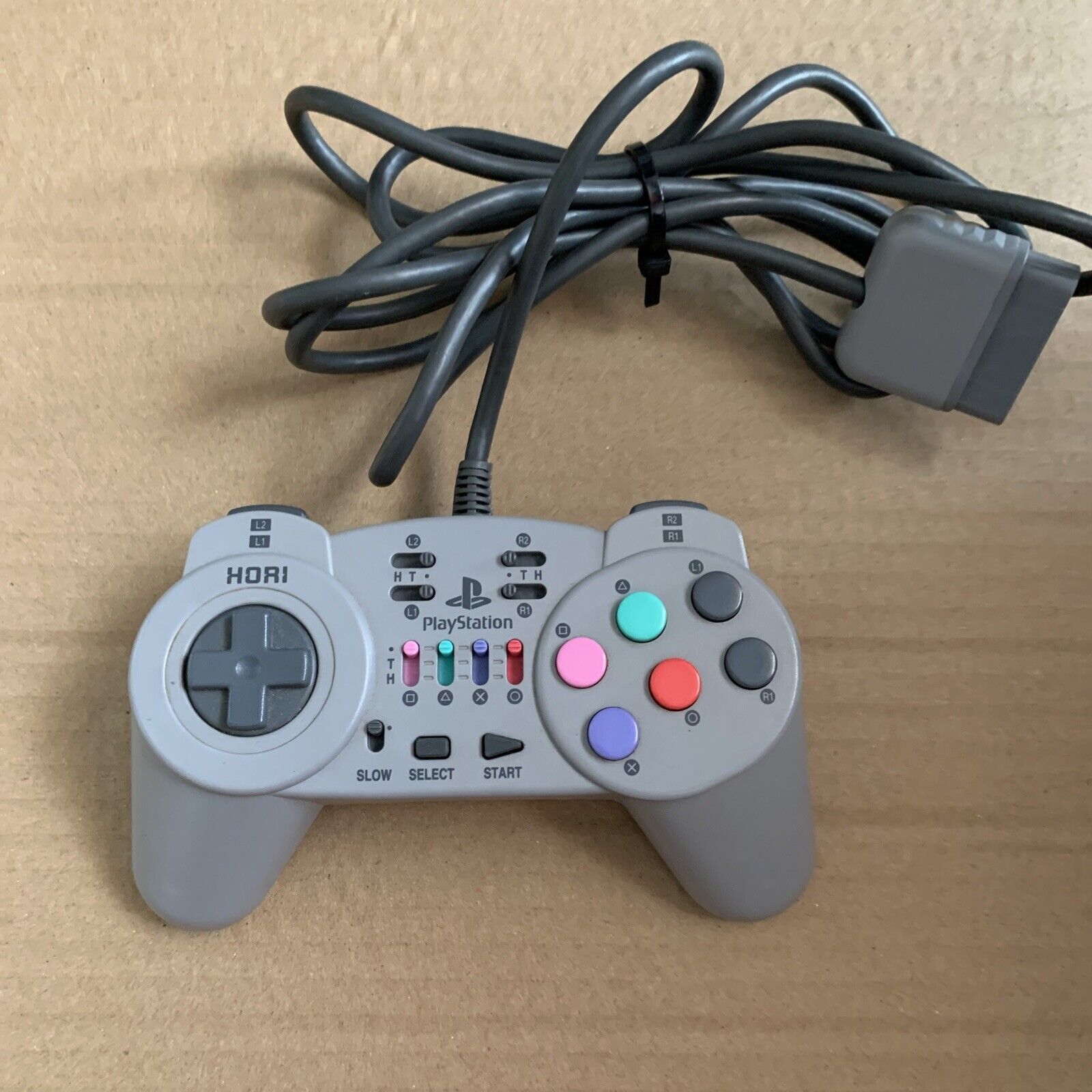 Hori Fighting Commander 10B Controller Pad for Sony PS1 PS2 + Rapid Fi ...