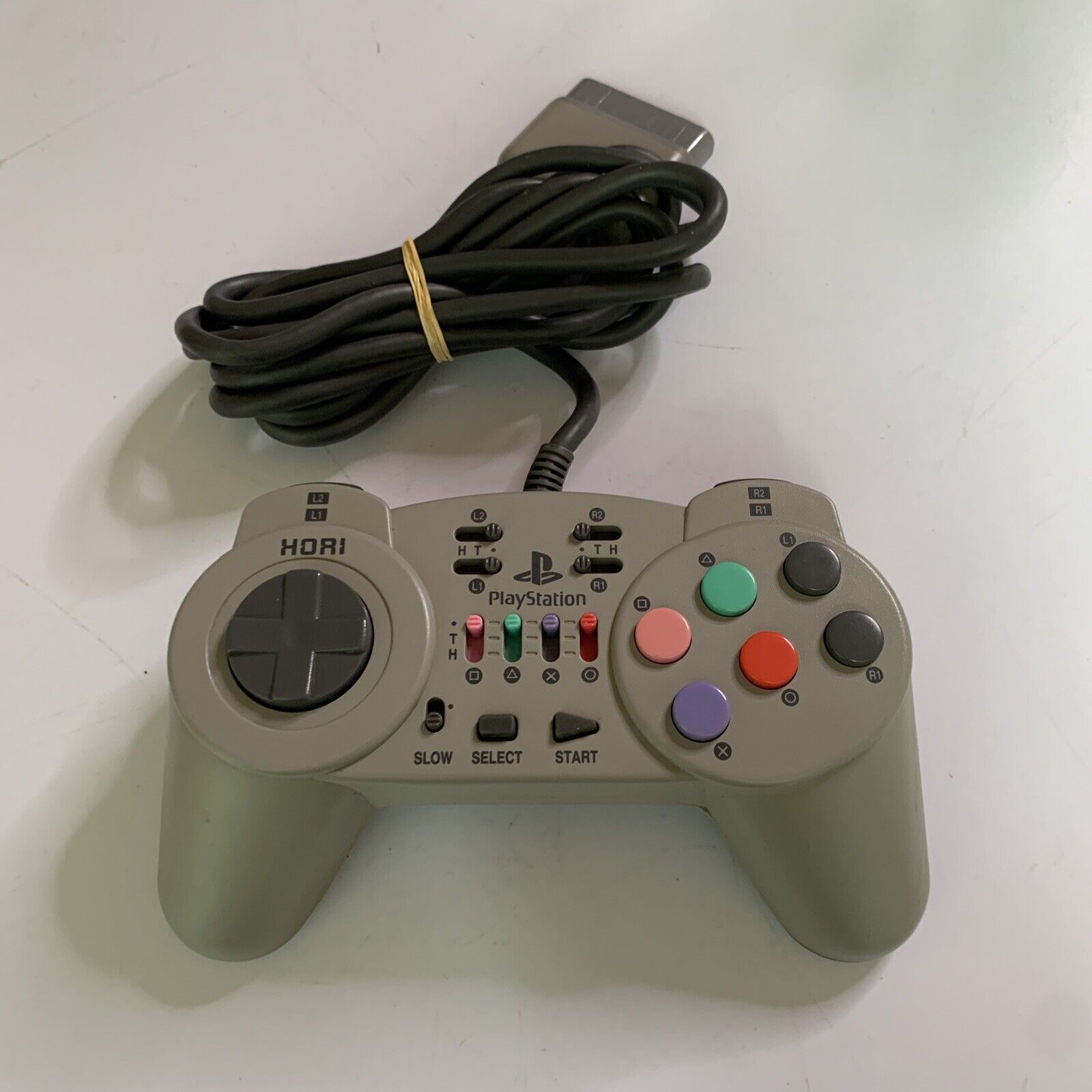 Hori Fighting Commander 10B Controller Gamepad HPS-09 for PS1 PS2 + Ra ...