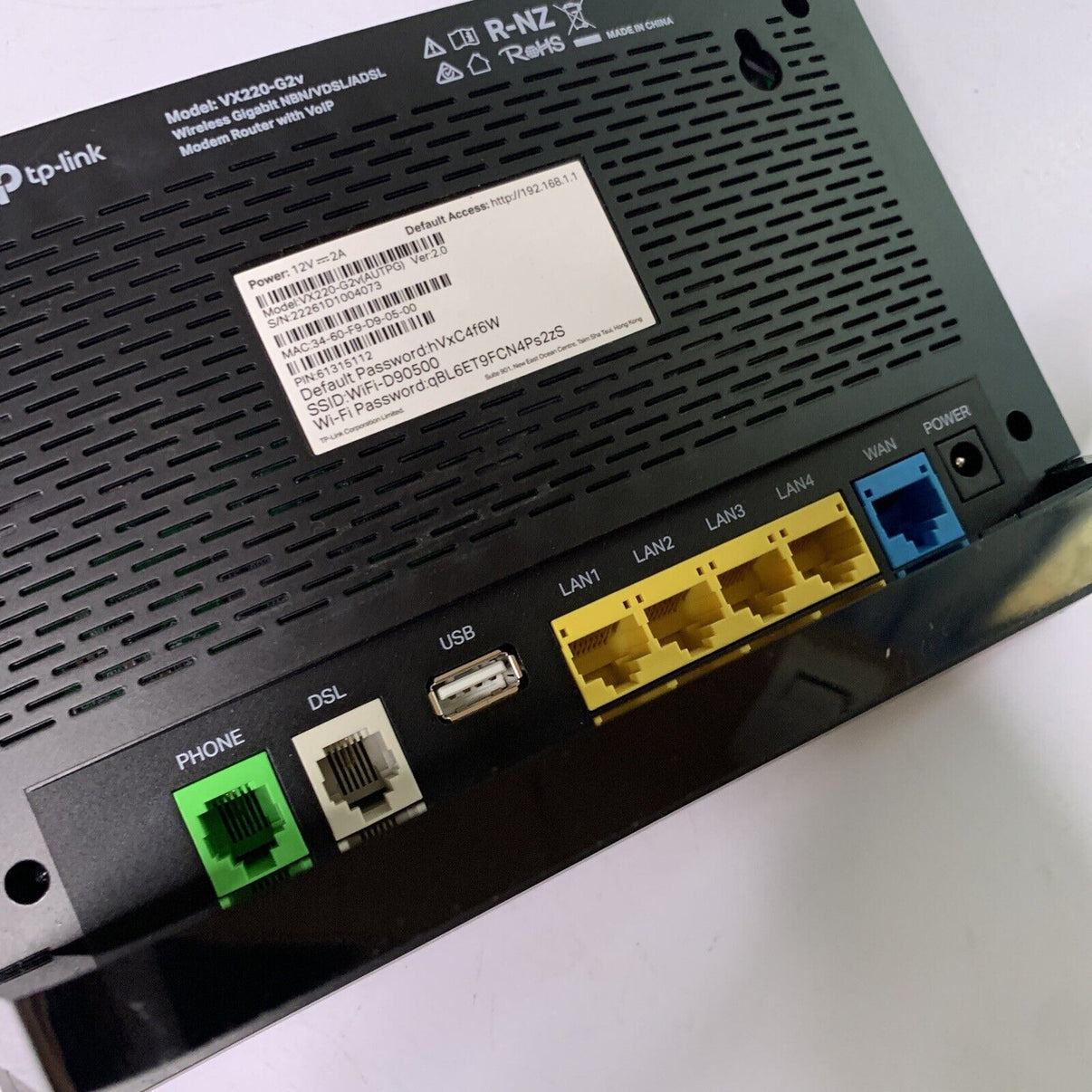 TP-Link VX220-G2v Gigabit Modem WiFi Wireless Router with VoIP – Retro Unit