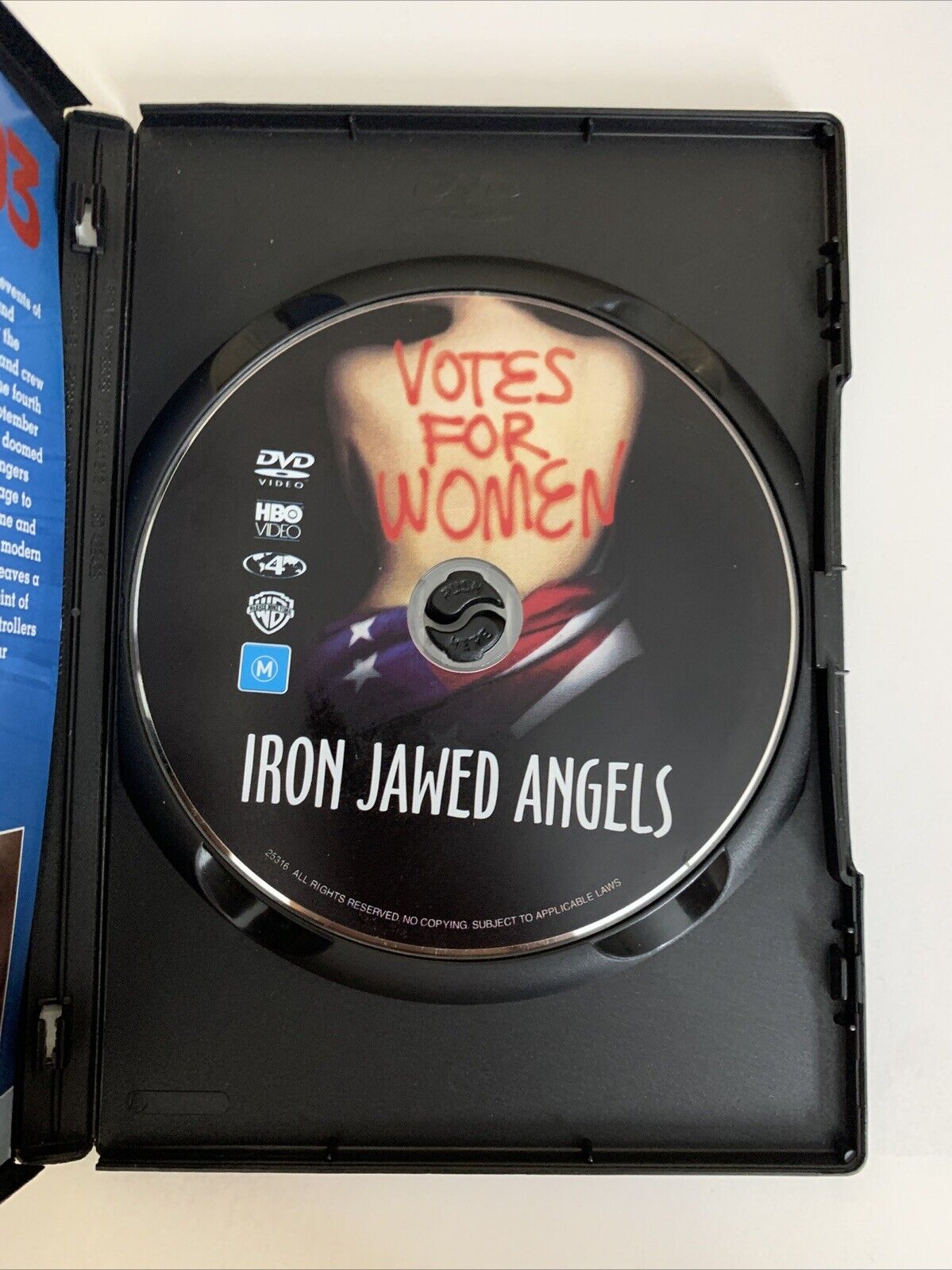 Iron Jawed Angels (DVD, 2004) Patrick Dempsey, Julia Ormond Hilary Swa ...