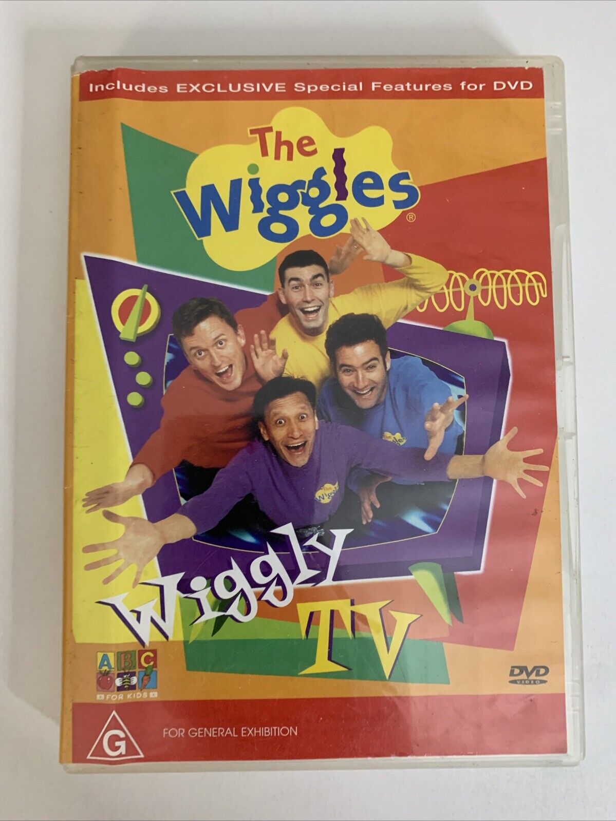 The Wiggles Wiggly TV (DVD, 1999) ABC for Kids Region 4 – Retro Unit