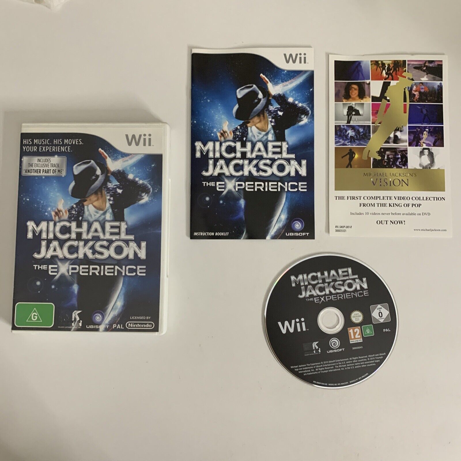 Michael Jackson : The Experience 2010 Nintendo Wii PAL Music Game Comp ...