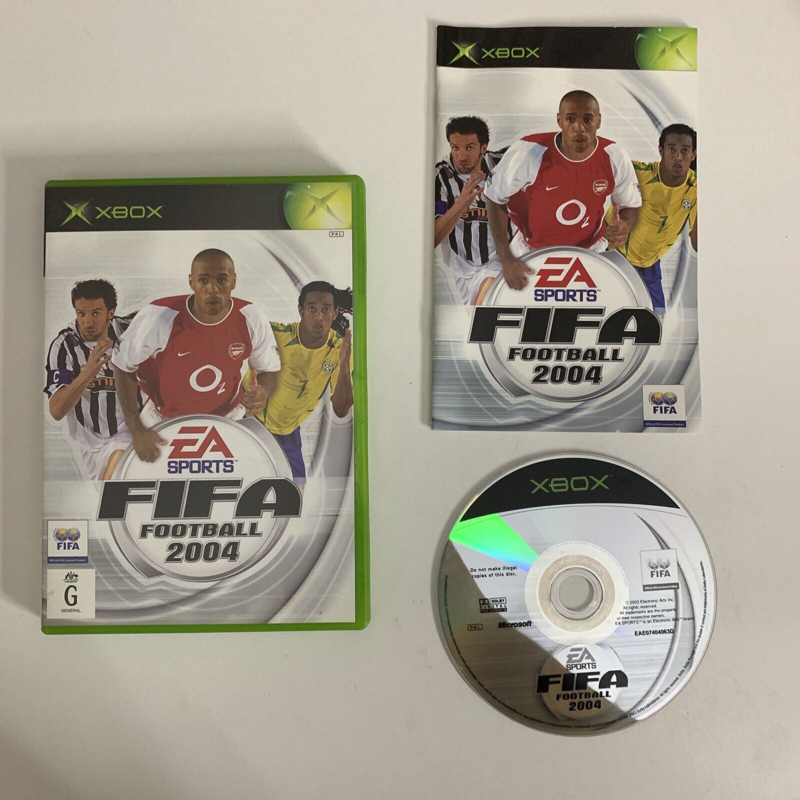 FIFA Football 2004 Microsoft XBOX Original PAL Game Complete – Retro Unit