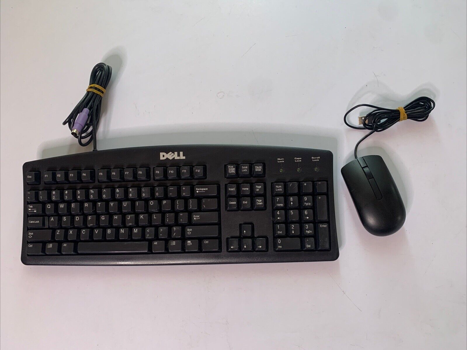 Dell SK-8110 Keyboard PS/2 Wired + USB Dell Mouse – Retro Unit