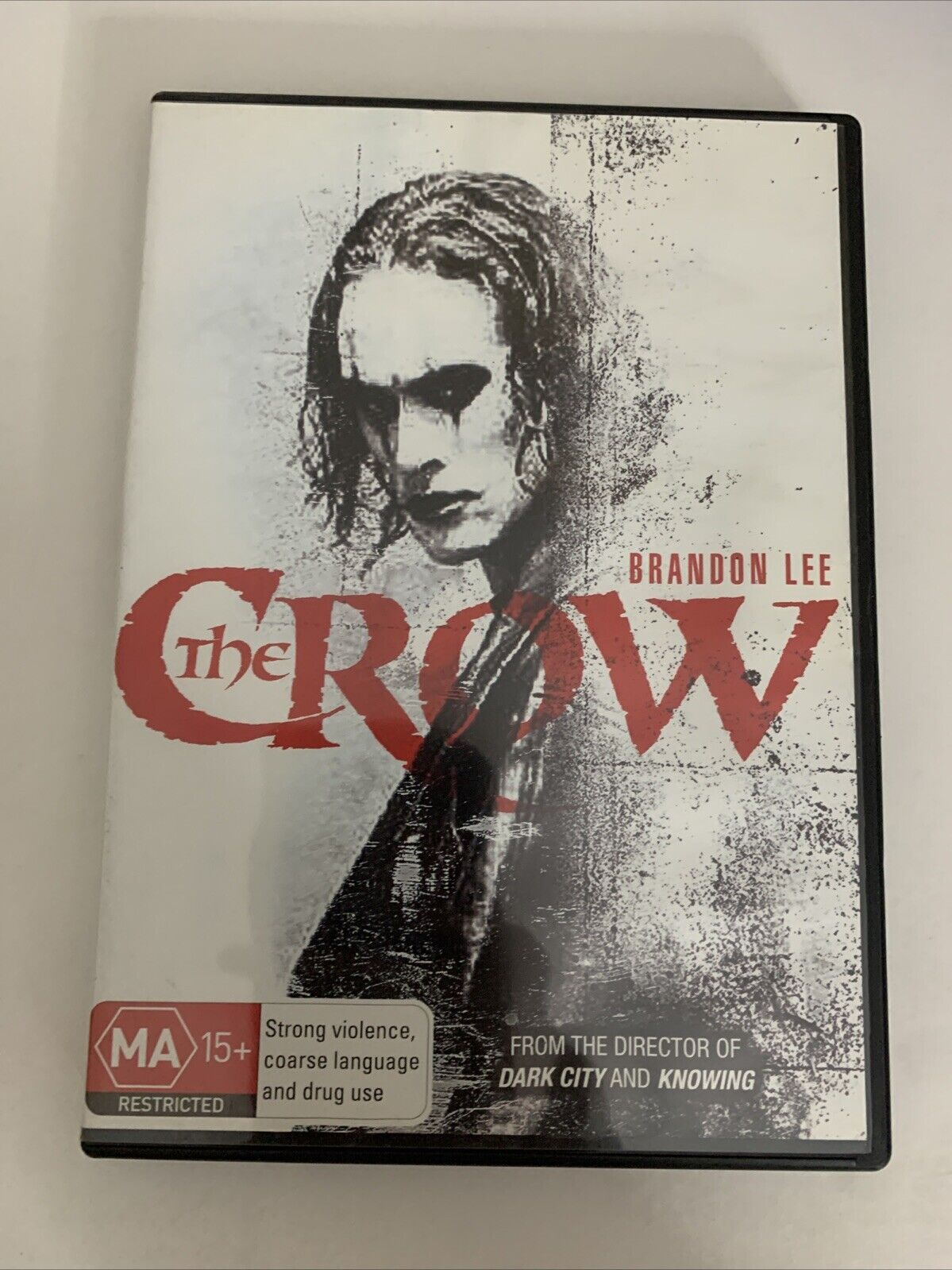 The Crow (DVD, 1994) Brandon Lee Region 4 – Retro Unit