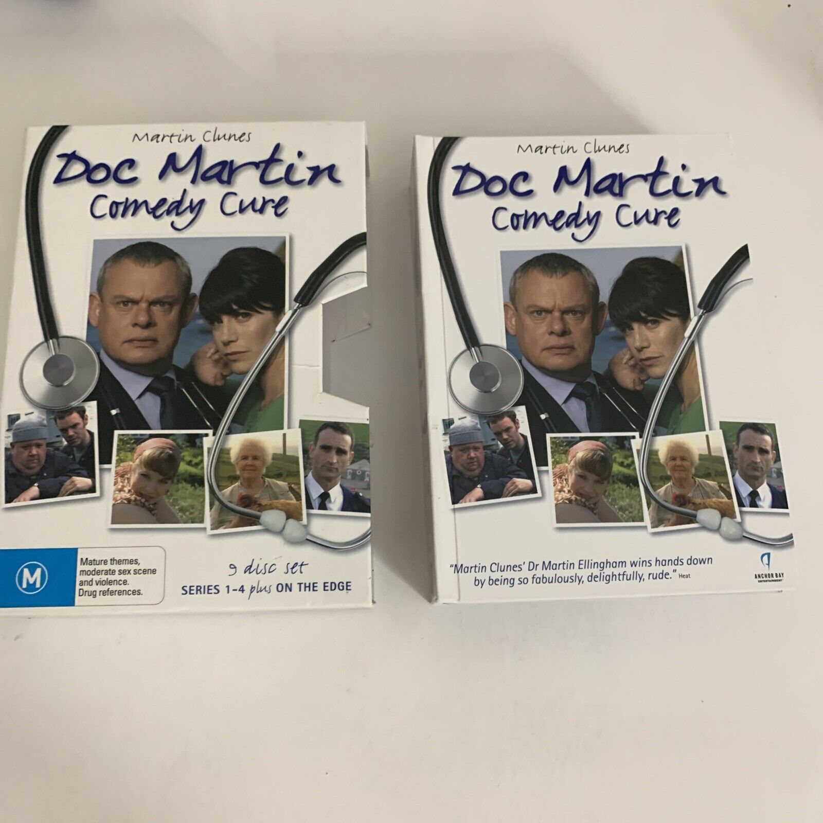Doc Martin Comedy Cure (DVD, 2010) Series 1-4 +On The Edge Martin Clun ...