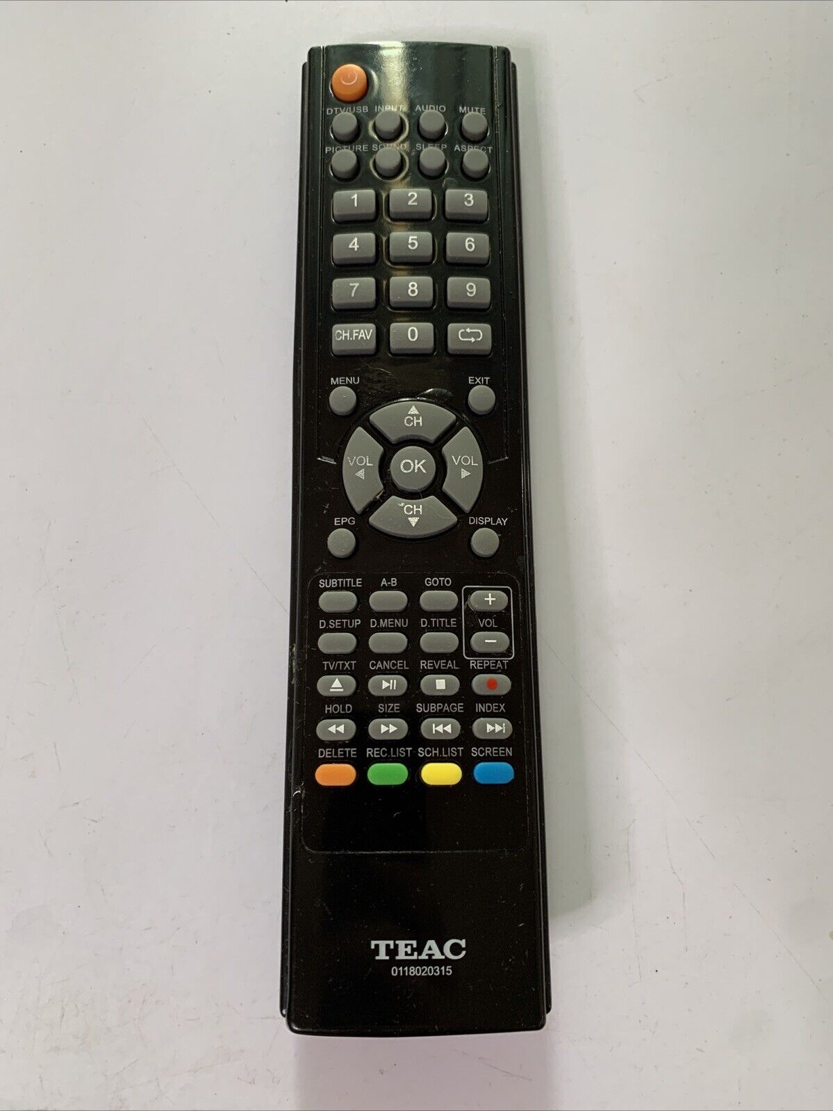 Genuine Teac 0118020315 Remote Control For TEAC TV LCD – Retro Unit