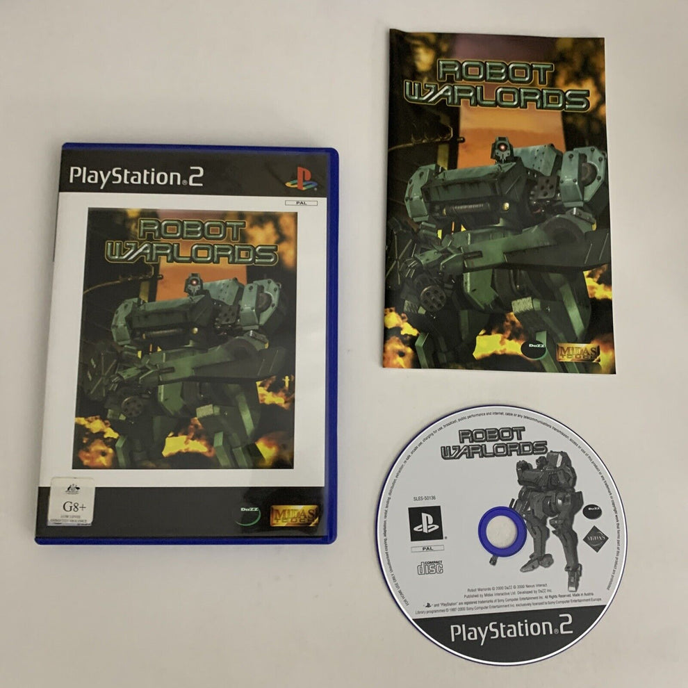 Robot Warlords PS2 Sony PlayStation 2 PAL 2002 Game Complete – Retro Unit