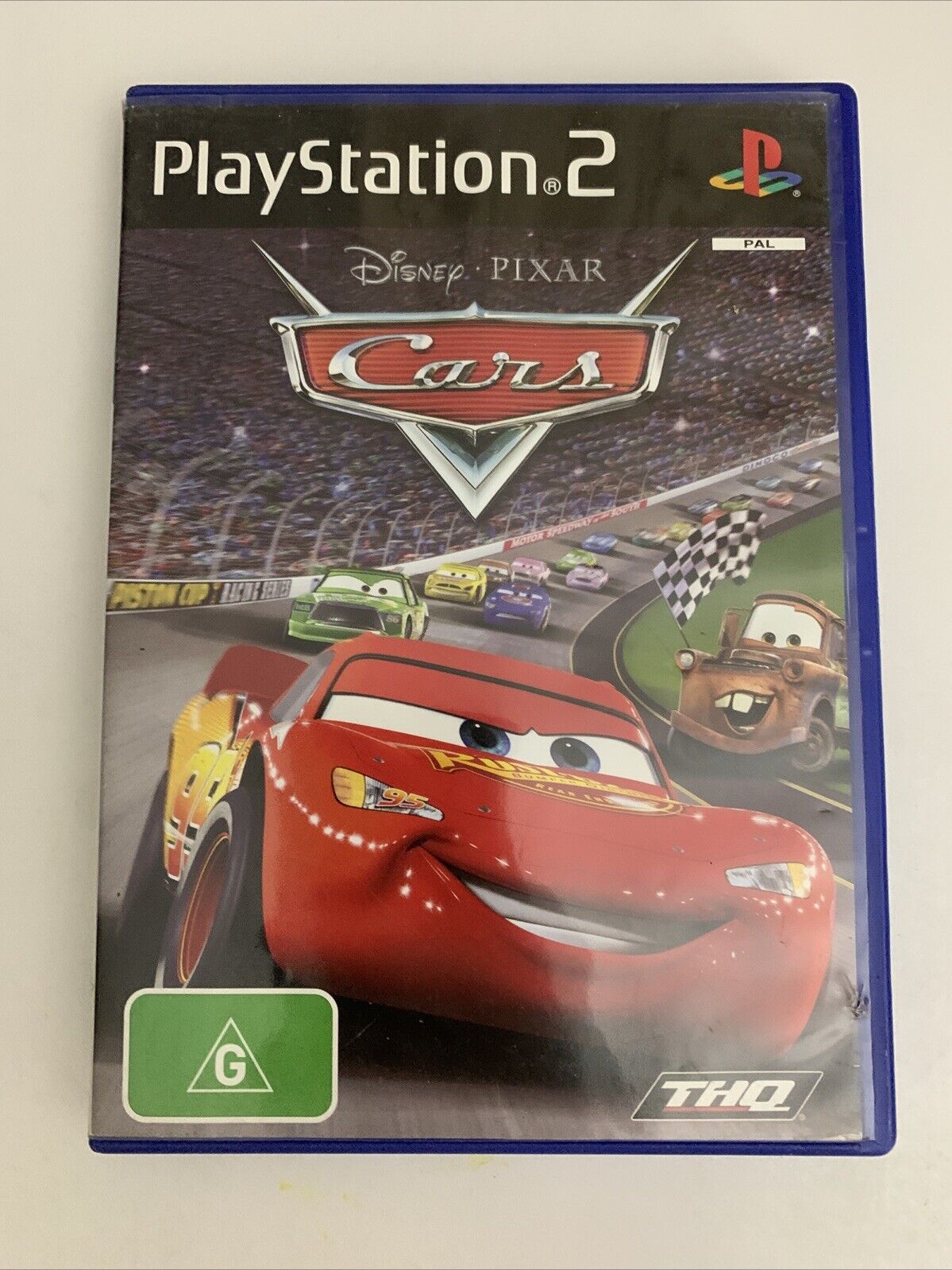 Disney Pixar Cars PS2 Sony PlayStation PAL Racing Arcade 2003 Game ...