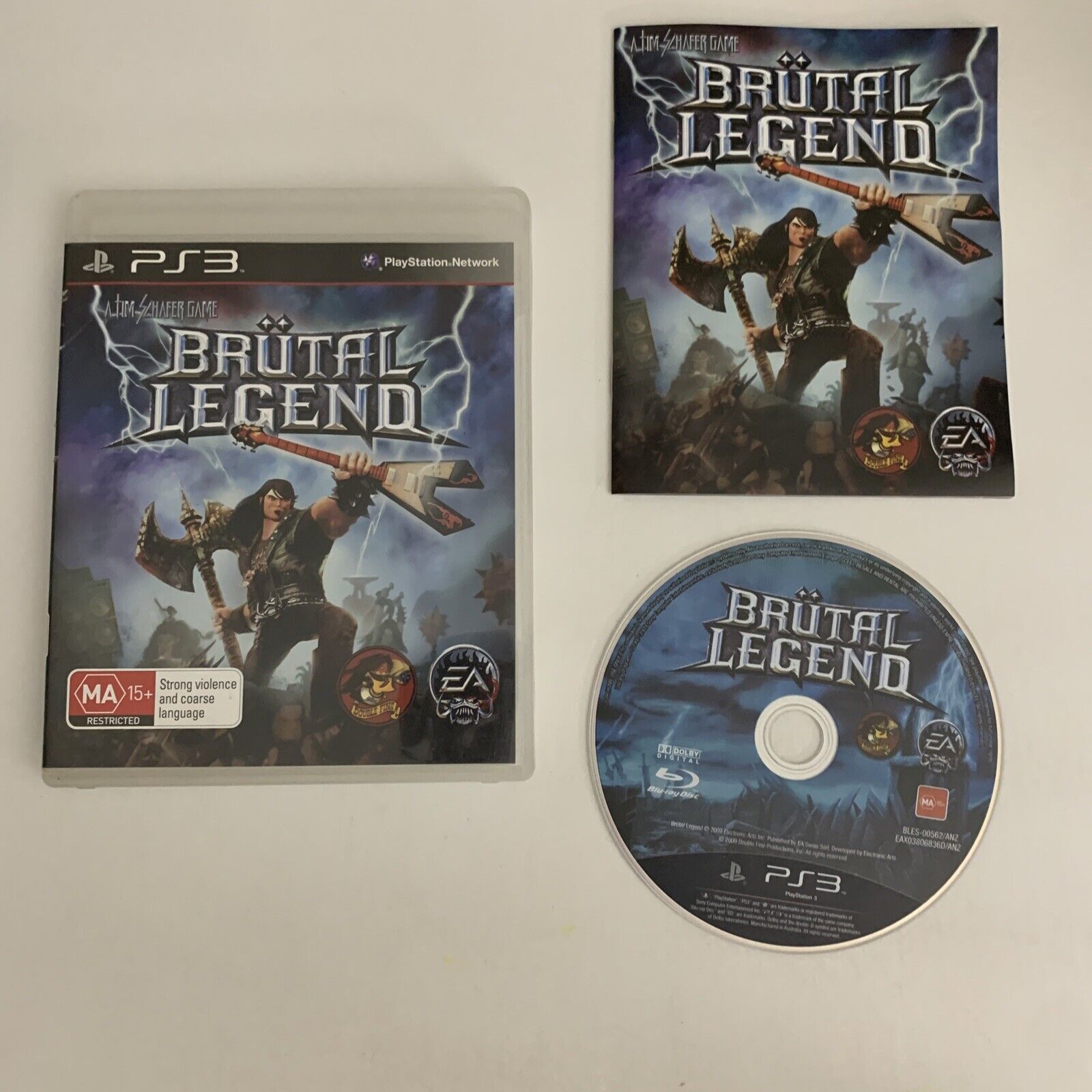 Brutal Legend PS3 Sony PlayStation 3 2009 Game Complete – Retro Unit