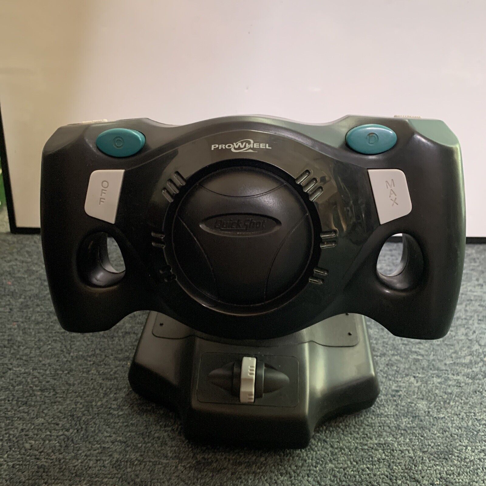 QuickShot Pro Wheel Racing Controller QS-6151 PC GamePort – Retro Unit