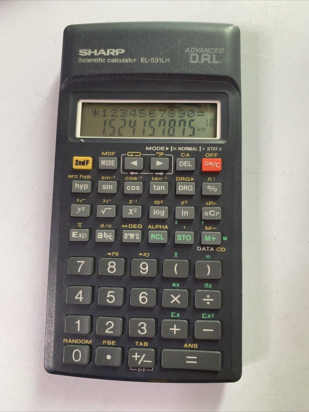 Sharp EL-531LH Scientific Calculator – Retro Unit
