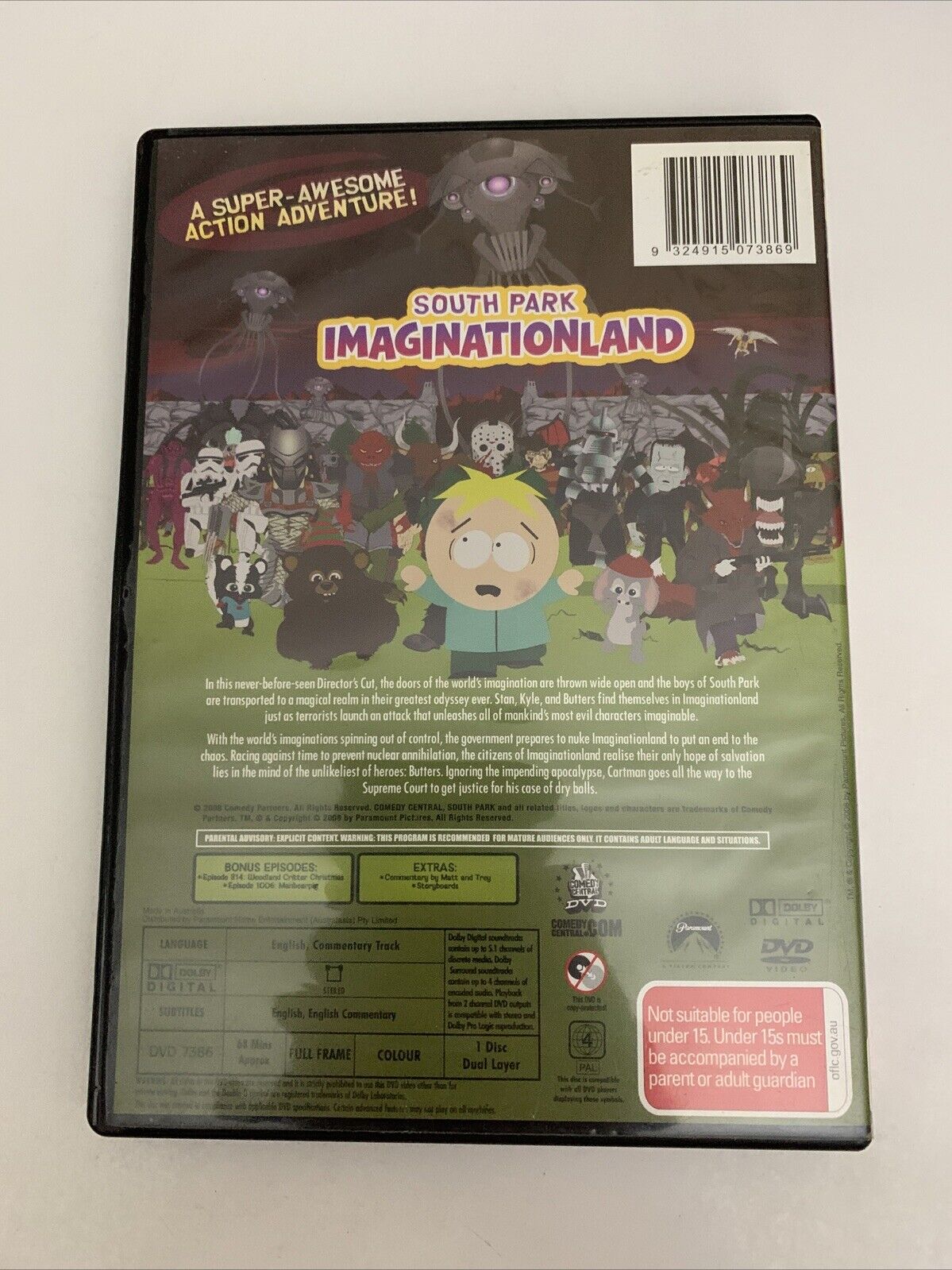 South Park Imaginationland : Uncensored Director's Cut (DVD, 2008) Reg ...
