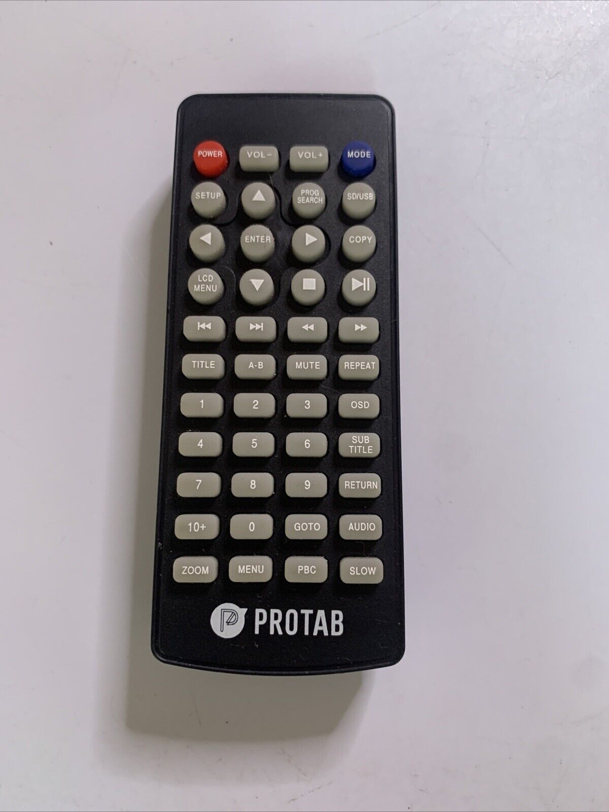 Genuine Protab Remote Control for Protab DVD Player QD-388-1 – Retro Unit