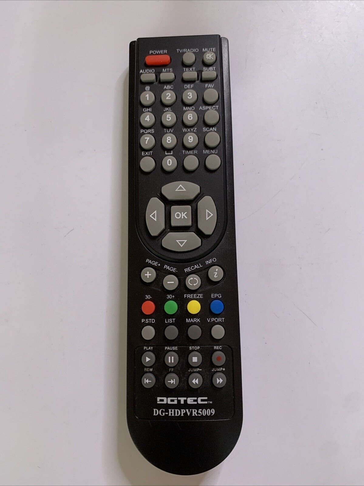 Genuine DGTEC DG-HDPVR5009 Remote Control for DGTEC PVR – Retro Unit