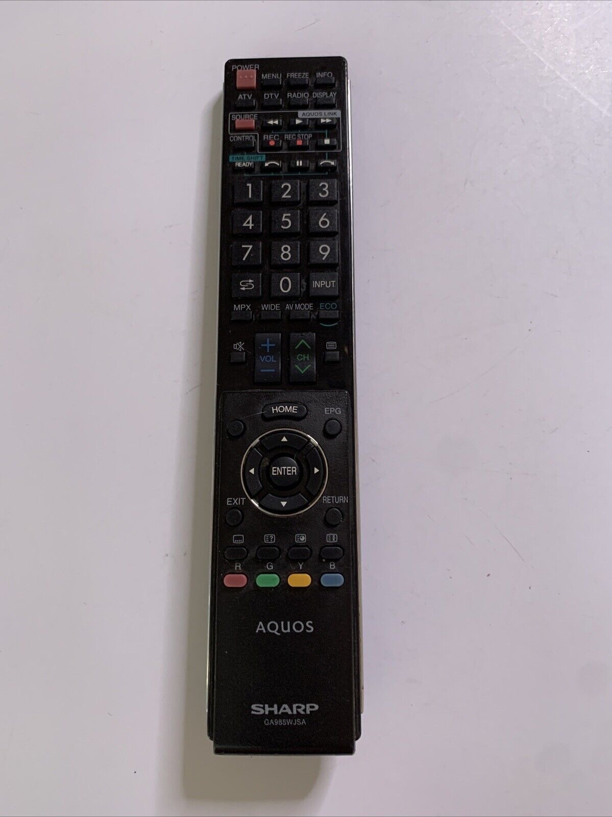 Genuine Sharp GA988WJSA Aquos TV Remote Control – Retro Unit