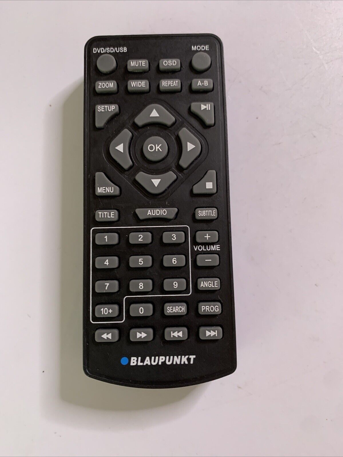 Genuine Blaupunkt Remote Control for DVD Player *Missing Battery Lid ...