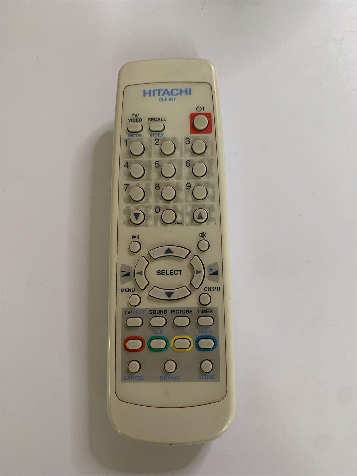 Genuine Hitachi CLE-947 Remote Control For Hitachi TV – Retro Unit