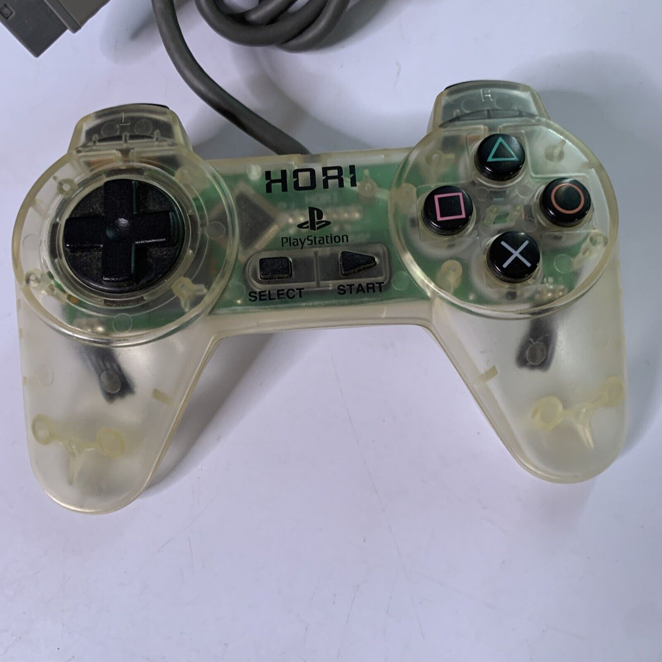 Hori Horipad PS Sony PlayStation PS1 Controller Clear SLPH 00029 ...