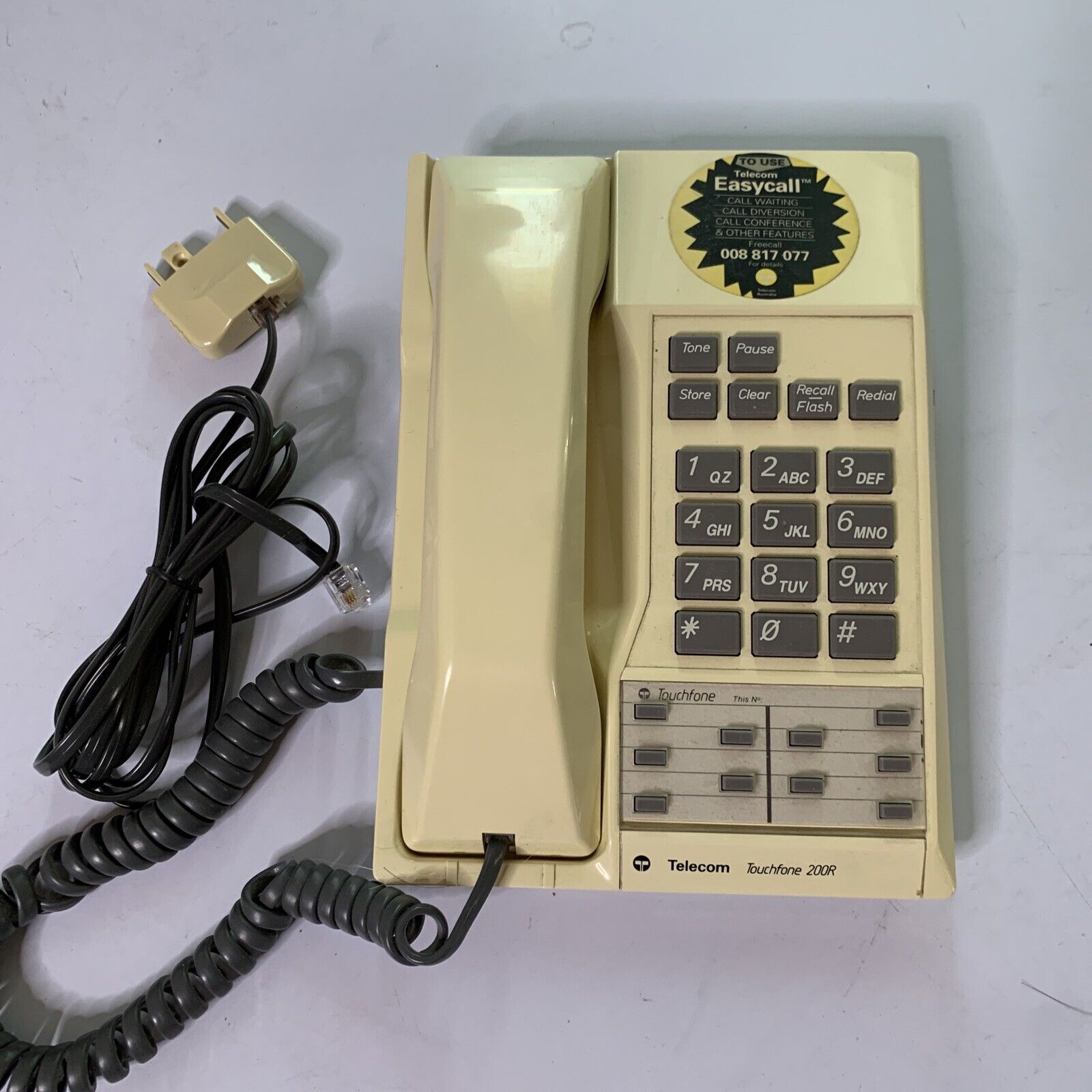 Telecom Touchfone 200R Corded Telephone Made In Australia NBN Compatib ...