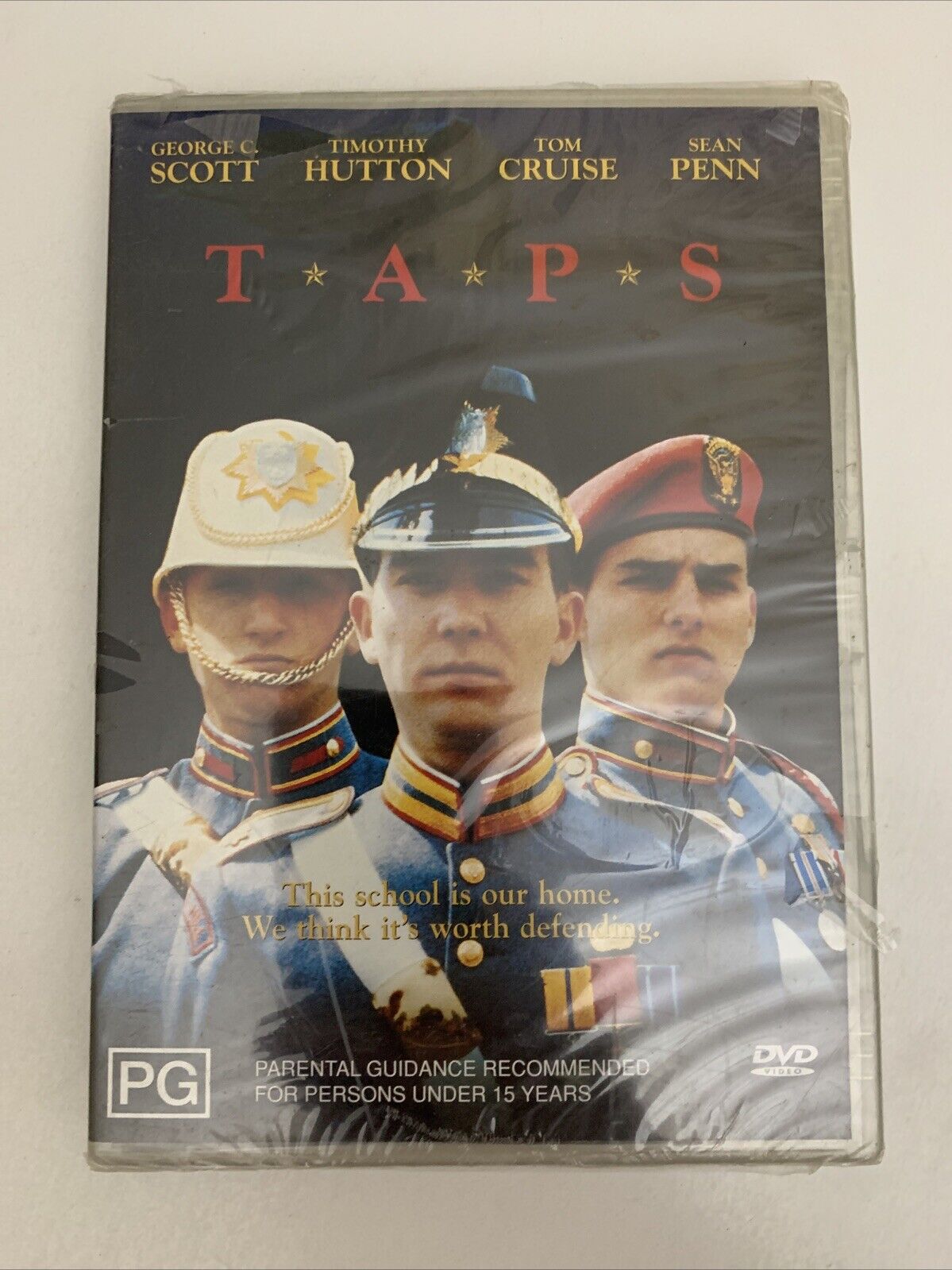 Taps (DVD, 1981) Sean Penn, Tom Cruise, George C. Scott Region 4 NEW S ...