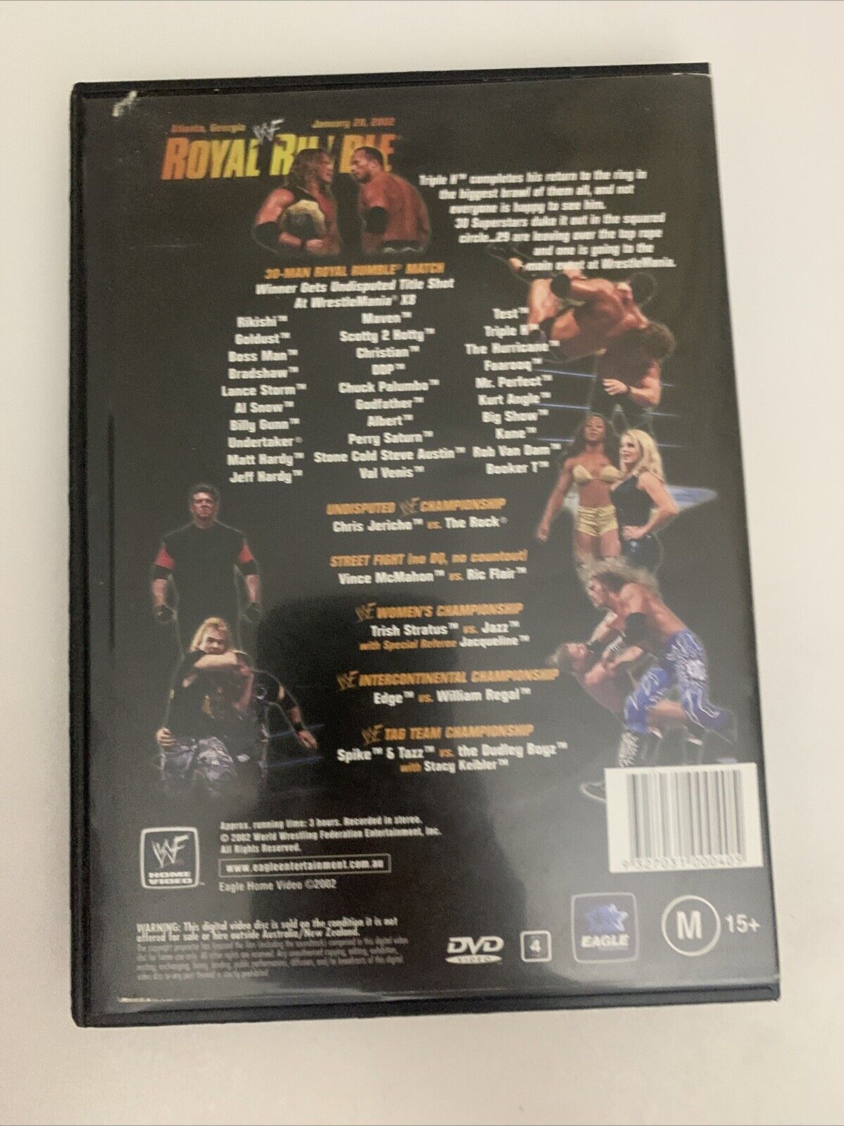 WWF Royal Rumble 2002 (DVD) Pro Wrestling Region 4 – Retro Unit