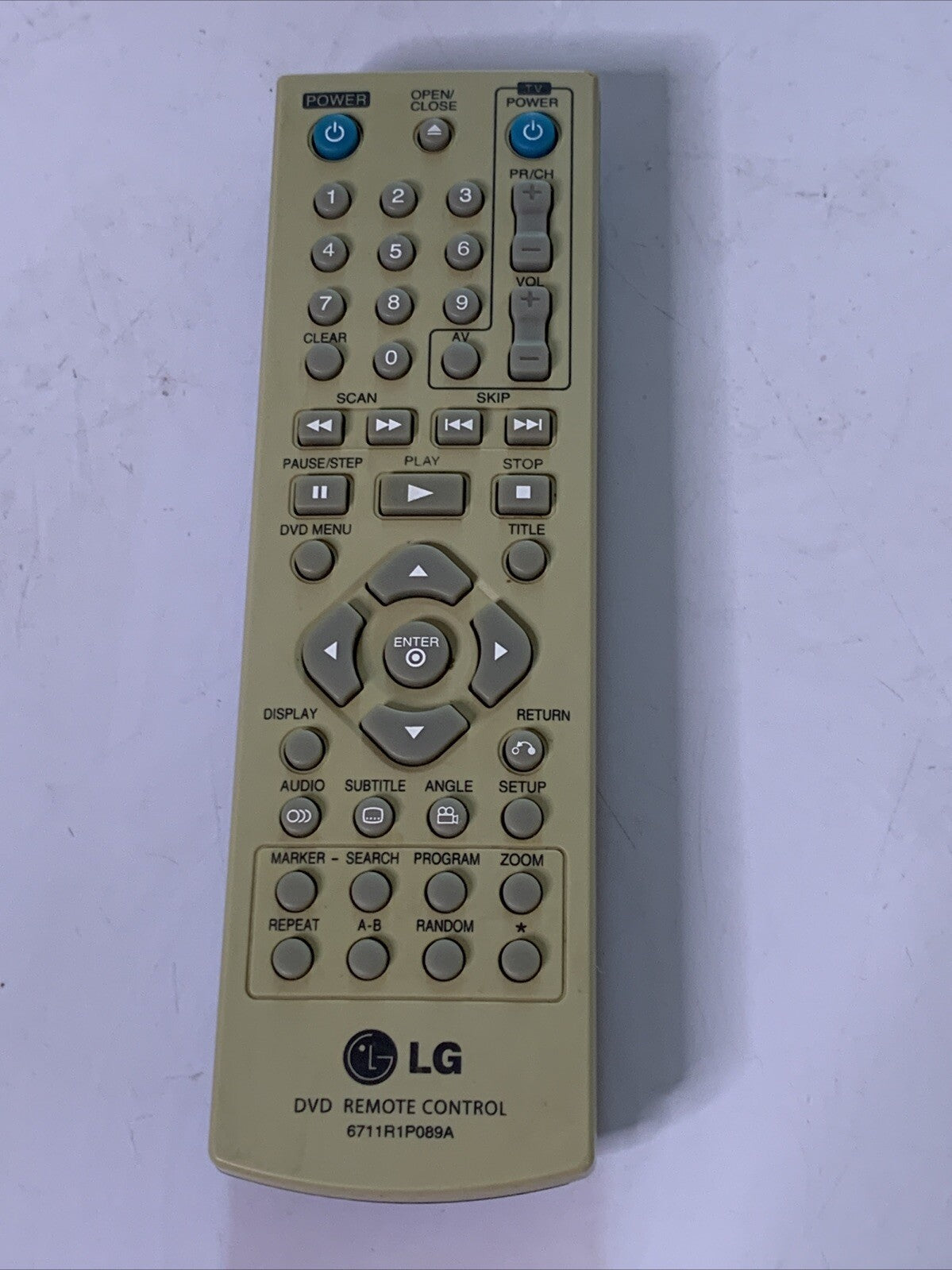 Genuine LG DVD Remote Control 6711R1P089A for LG DVD Player – Retro Unit