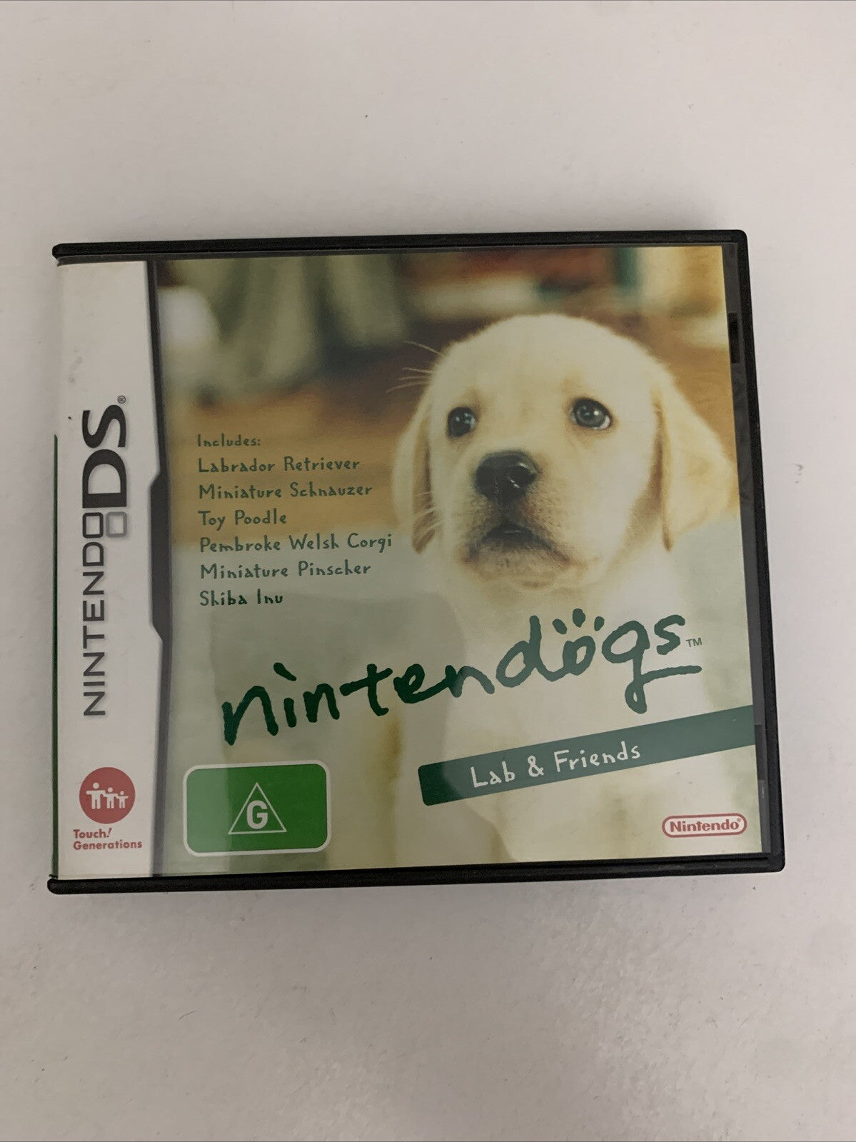 Nintendogs Lab & Friends NDS Nintendo DS 2005 Virtual Pet Game – Retro Unit