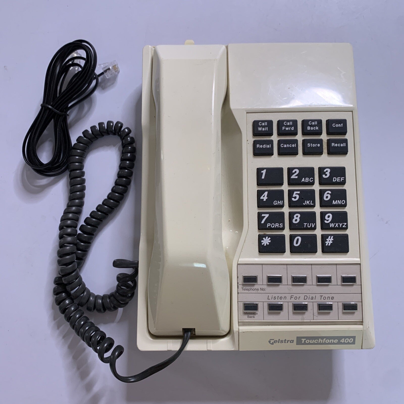 Telstra Touchfone 400 Corded Telephone NBN Compatible Tested Made Aust ...
